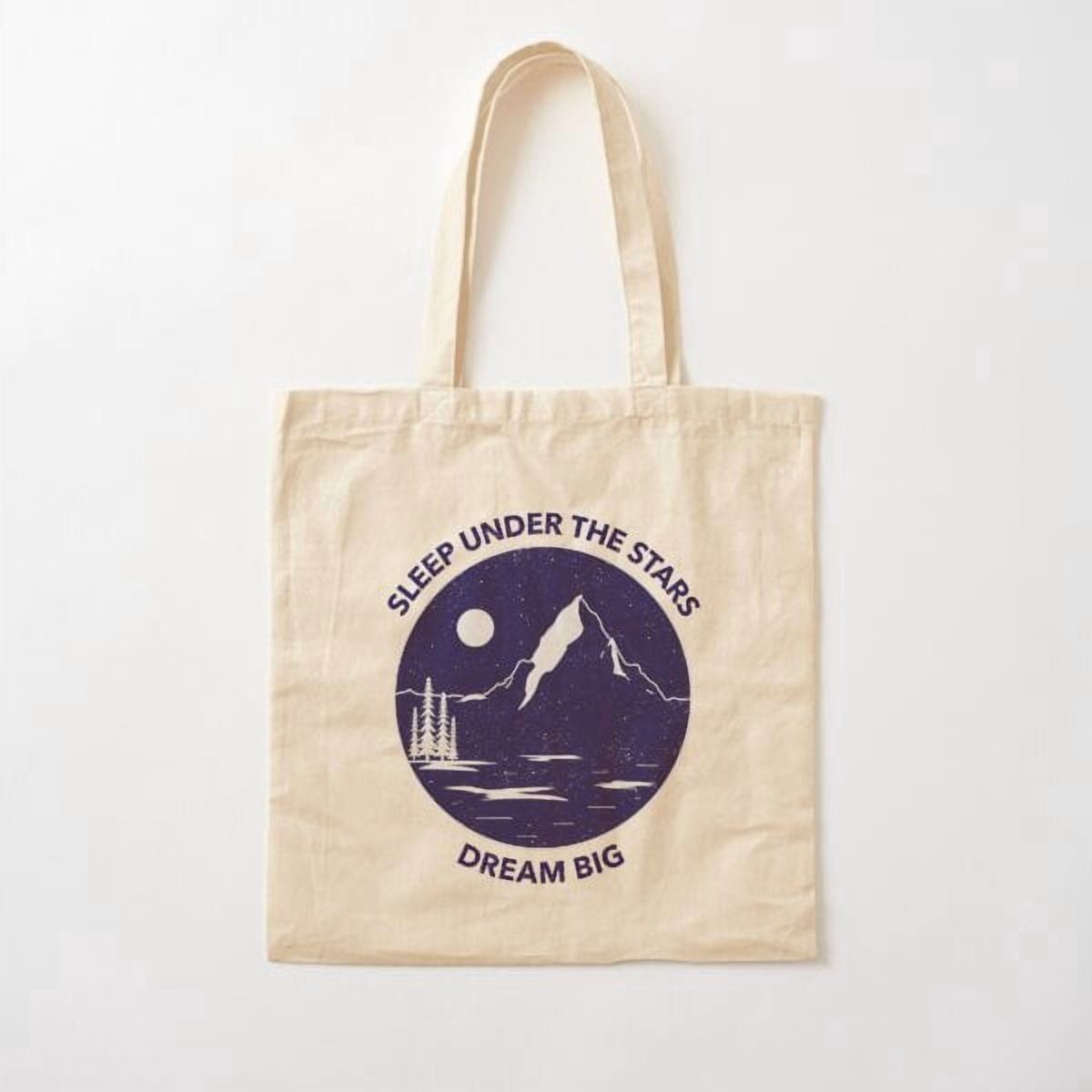 Sleep Under The Stars, Dream Big Cotton Tote Bag Canvas Tote Bag ...