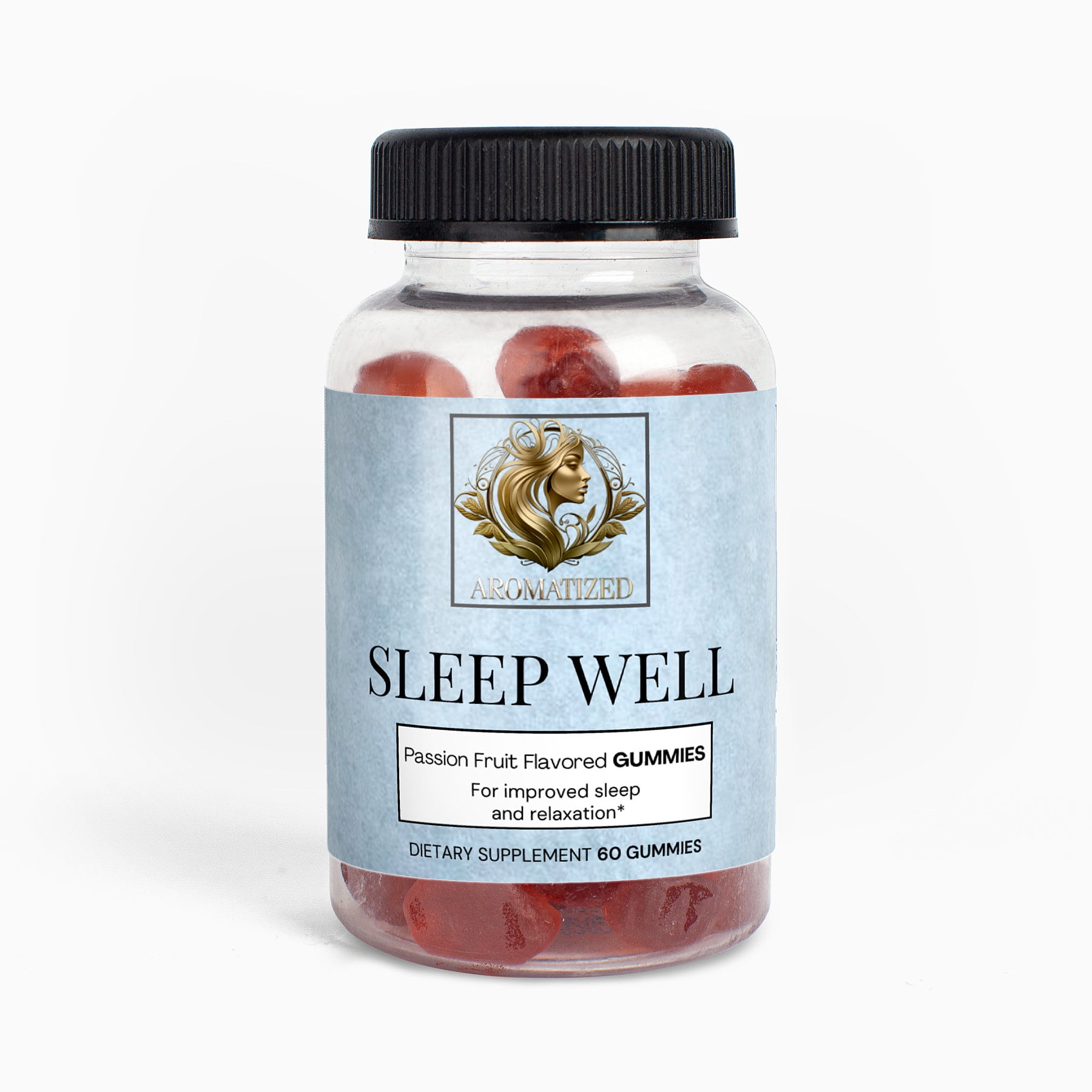 Sleep Well Passion Fruit Flavored Gummies with Melatonin by Aromatized ...