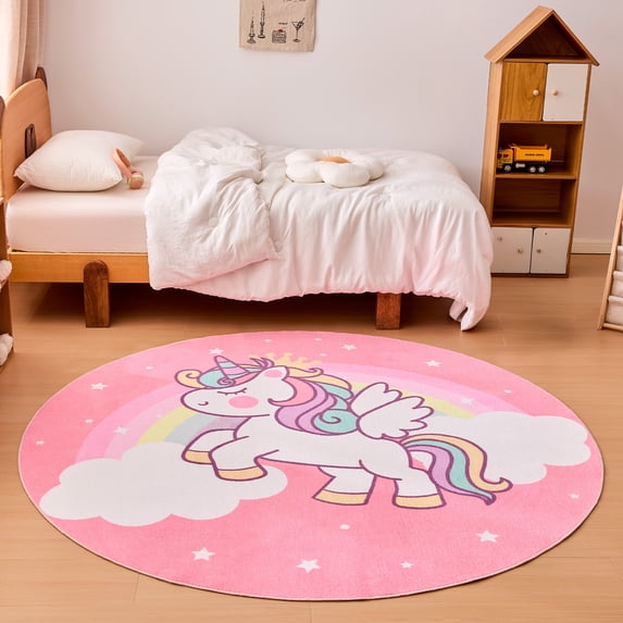 Sleep Zone 4R Feet Kids Carpet Playmat Rug, Play Learn and Have Fun ...