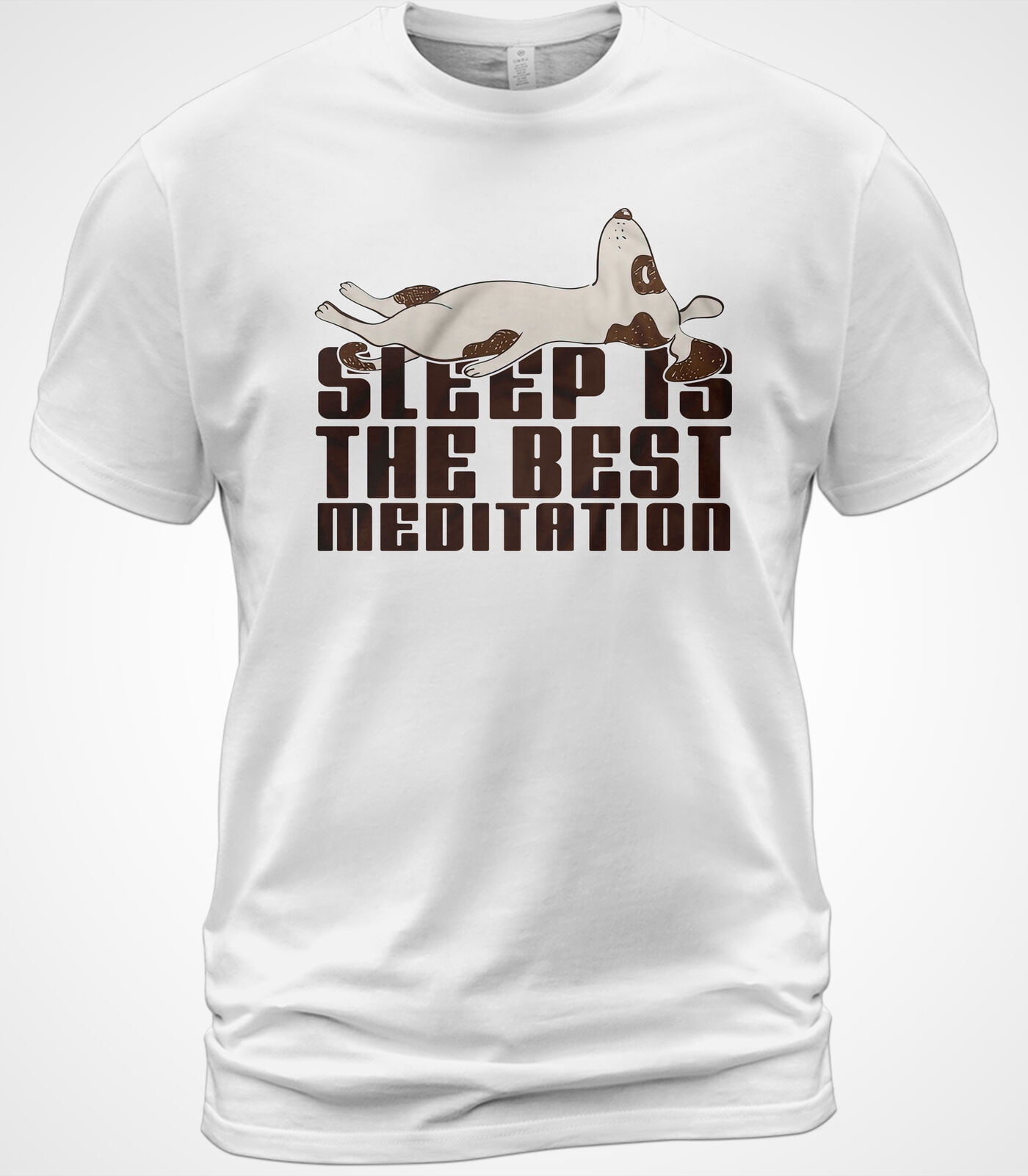 Sleep is the best meditation yoga zen funny dog men woman - Walmart.com