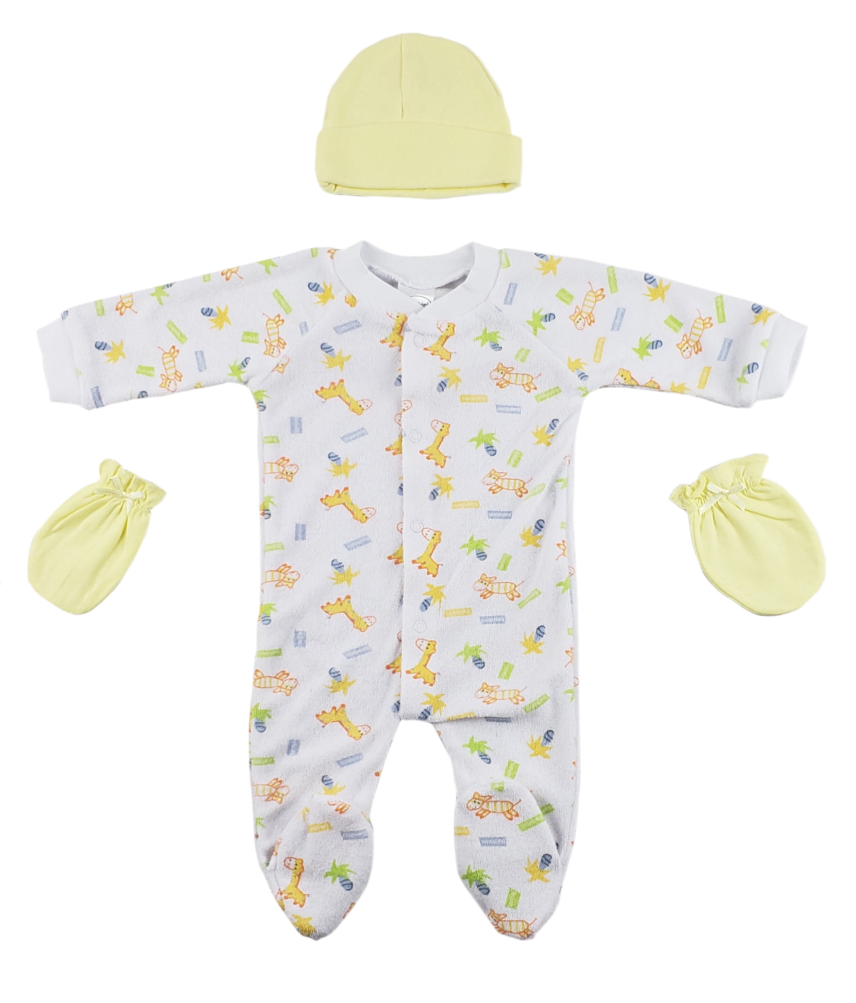 Sleep-n-Play, Cap and Mittens - 3 Pc Set - Walmart.com