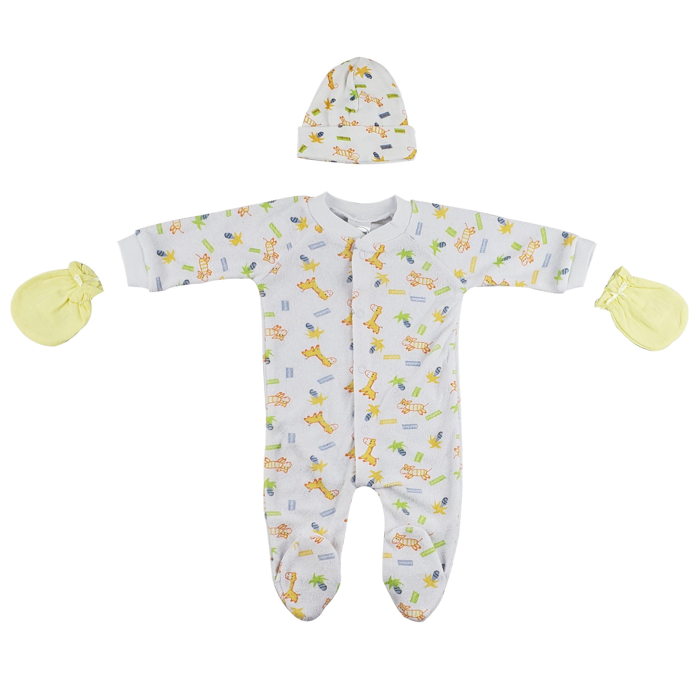 Sleep-n-Play, Cap and Mittens - 3 Pc Set - Walmart.com