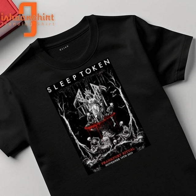 Sleep Token Frankfurt Ritual November 10th 2024 Shirt Black