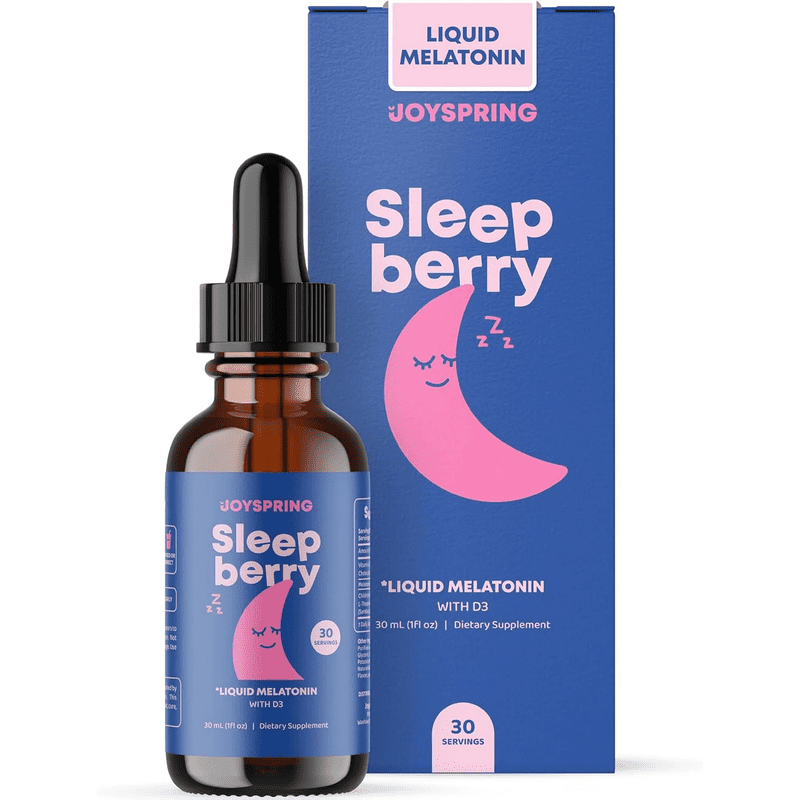 SleepBerry Liquid Melatonin for Kids - Natural Sleep Aid with ...