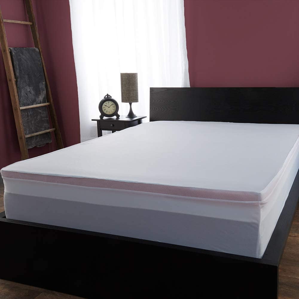 SleepBetter 2" Tranquility Foam Mattress Topper with Cover, King ...