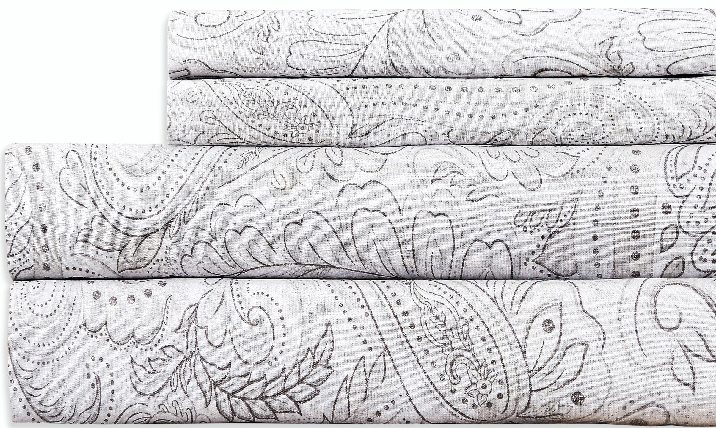 Sleepdown 100% Cotton Twin XL Sheet Set, Ultra Soft Cotton Bed Sheet ...