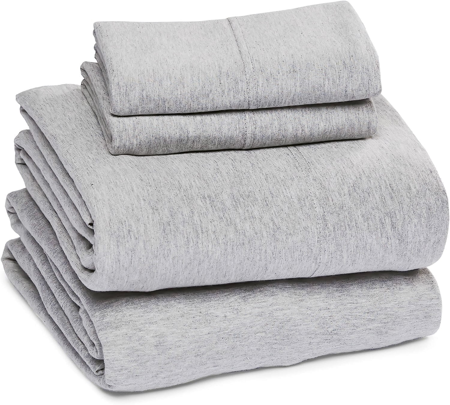 Sleepdown, Jersey Knit Sheets, 4pc Full Size, Breathable & Super Soft ...
