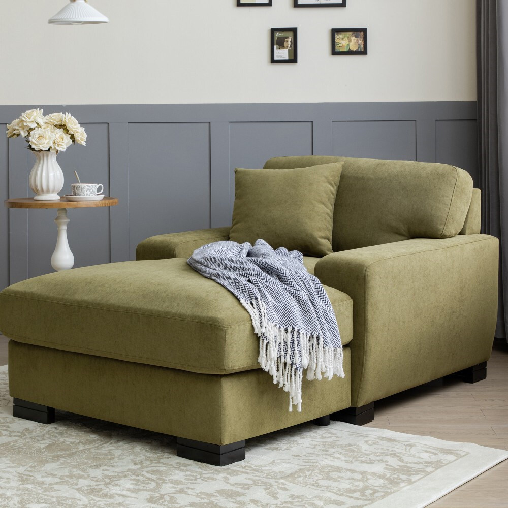 Sleeper Sofa for Adult, Velvet Single Sofa Bed Chair for Adult, Indoor ...