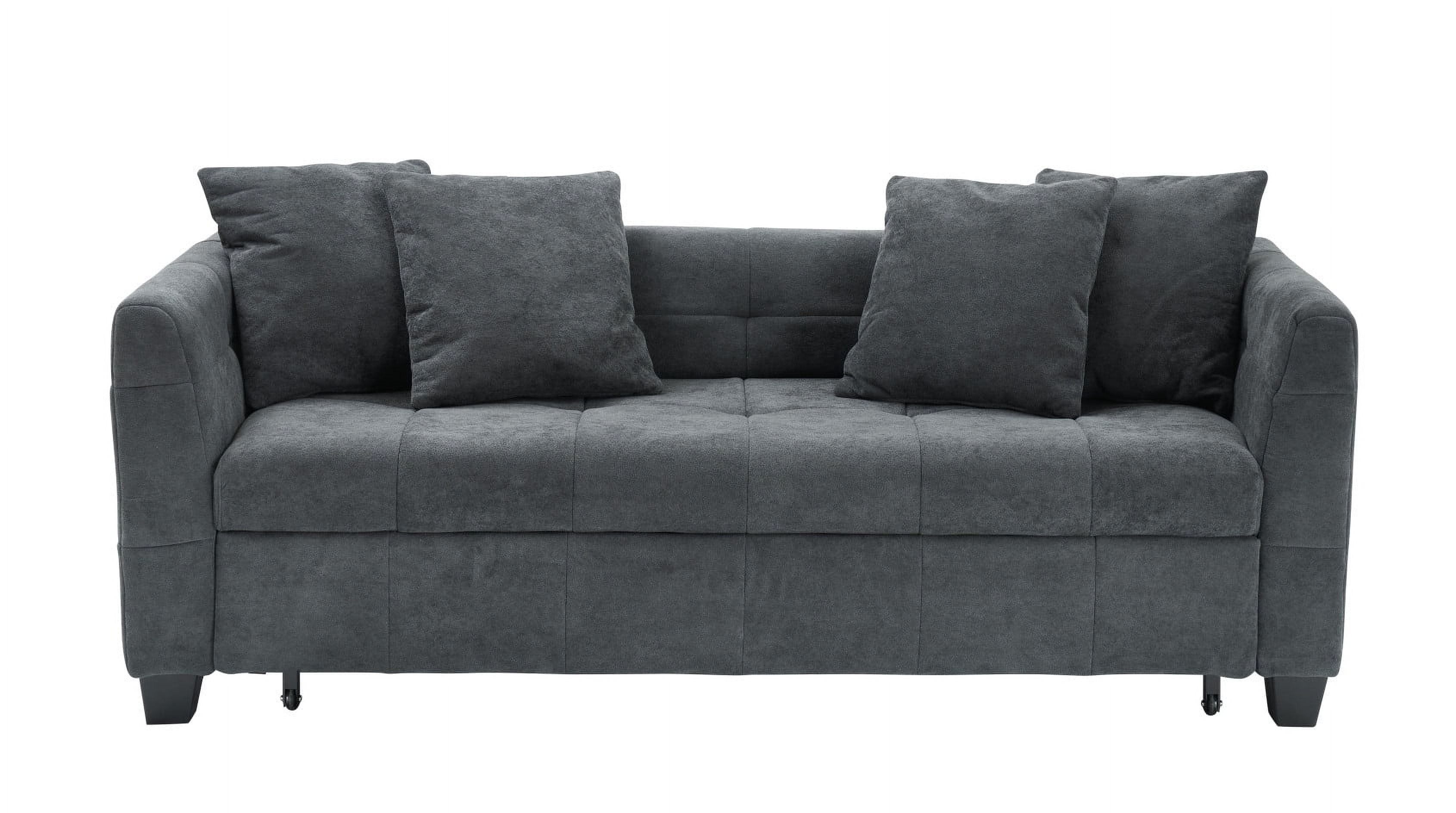 Sleeper Sofa Bed, 3 in 1 Pull-Out Convertible Sofa Bed, Convertible ...