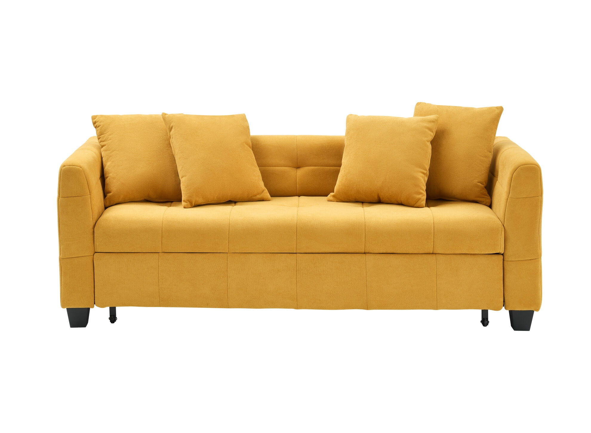 Sleeper Sofa Bed, 3 in 1 Pull-Out Convertible Sofa Bed, Convertible ...