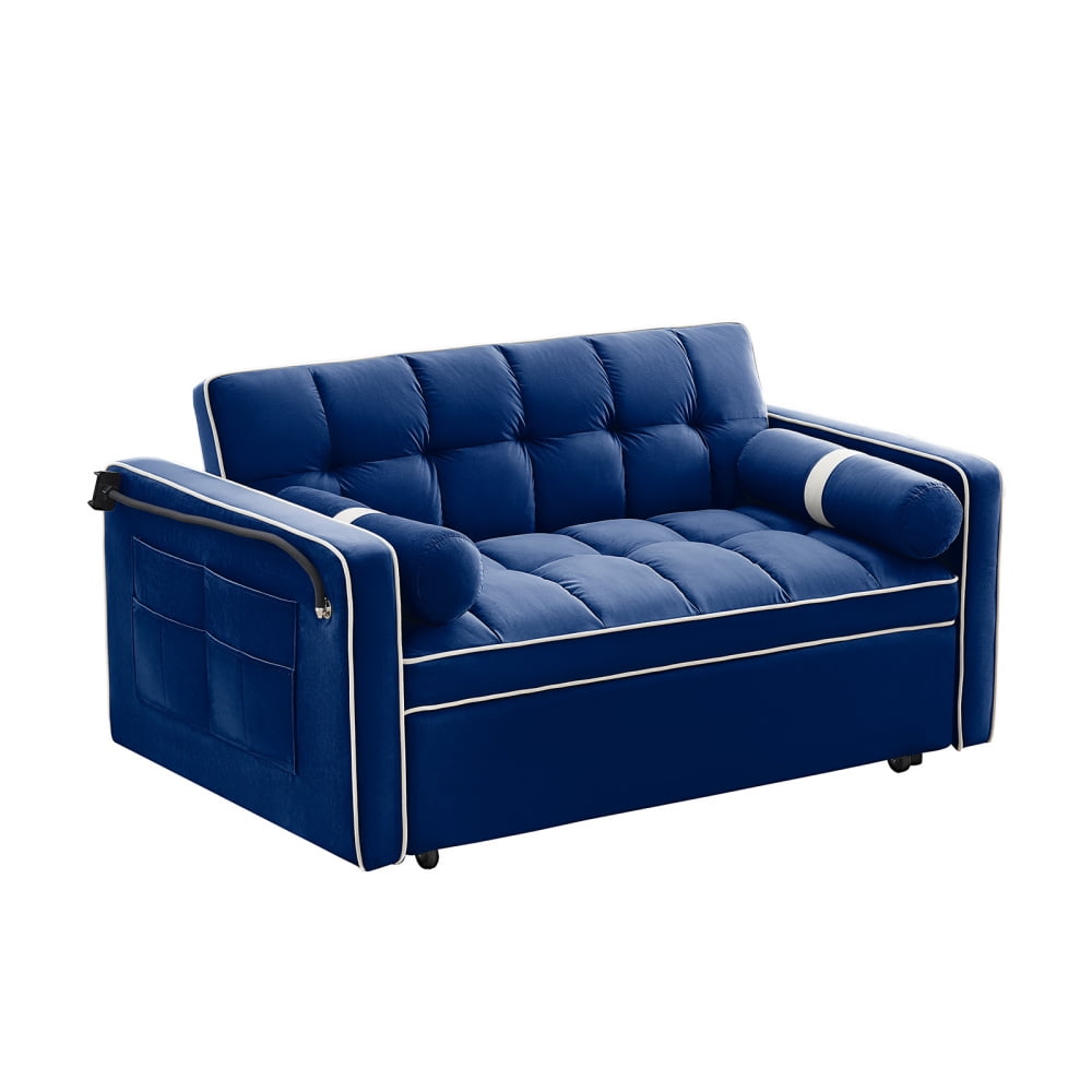 Sleeper Sofa Couch with Pull Out Bed, 105-180 Degrees Adjustable ...