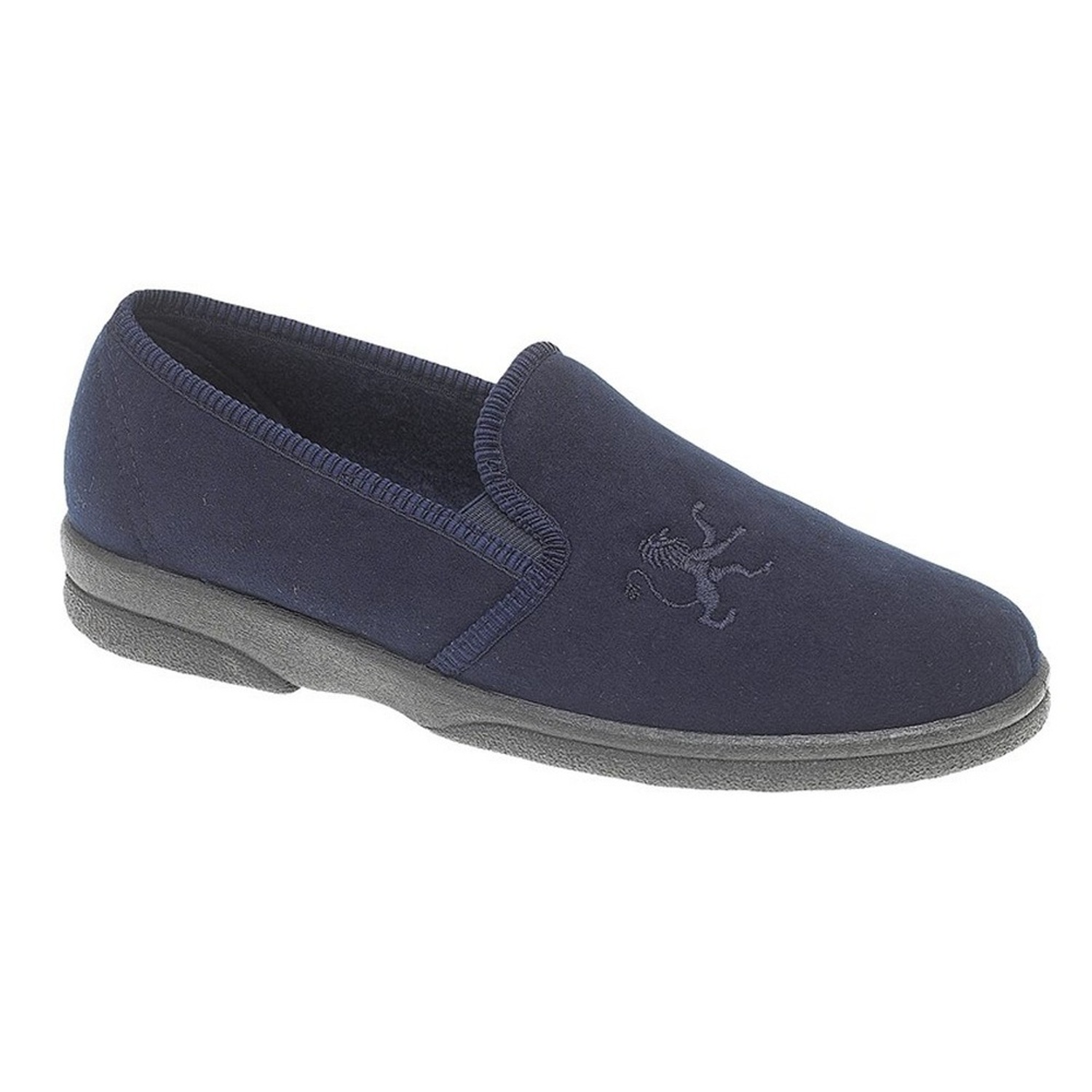 Sleepers Mens Frazer Synthetic Suede Slippers - Walmart.com