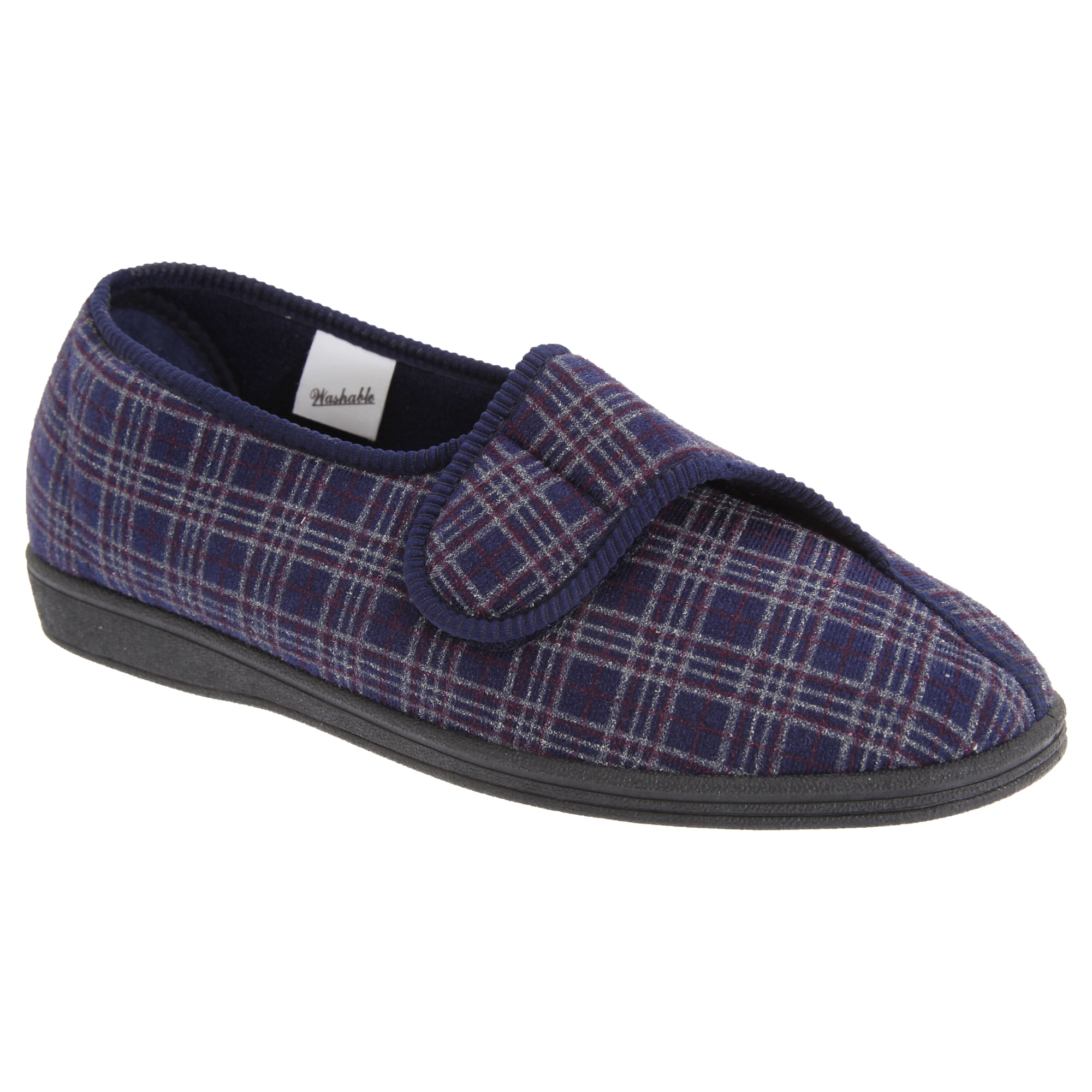 Sleepers Mens Julian II Wide Fitting Slippers - Walmart.com