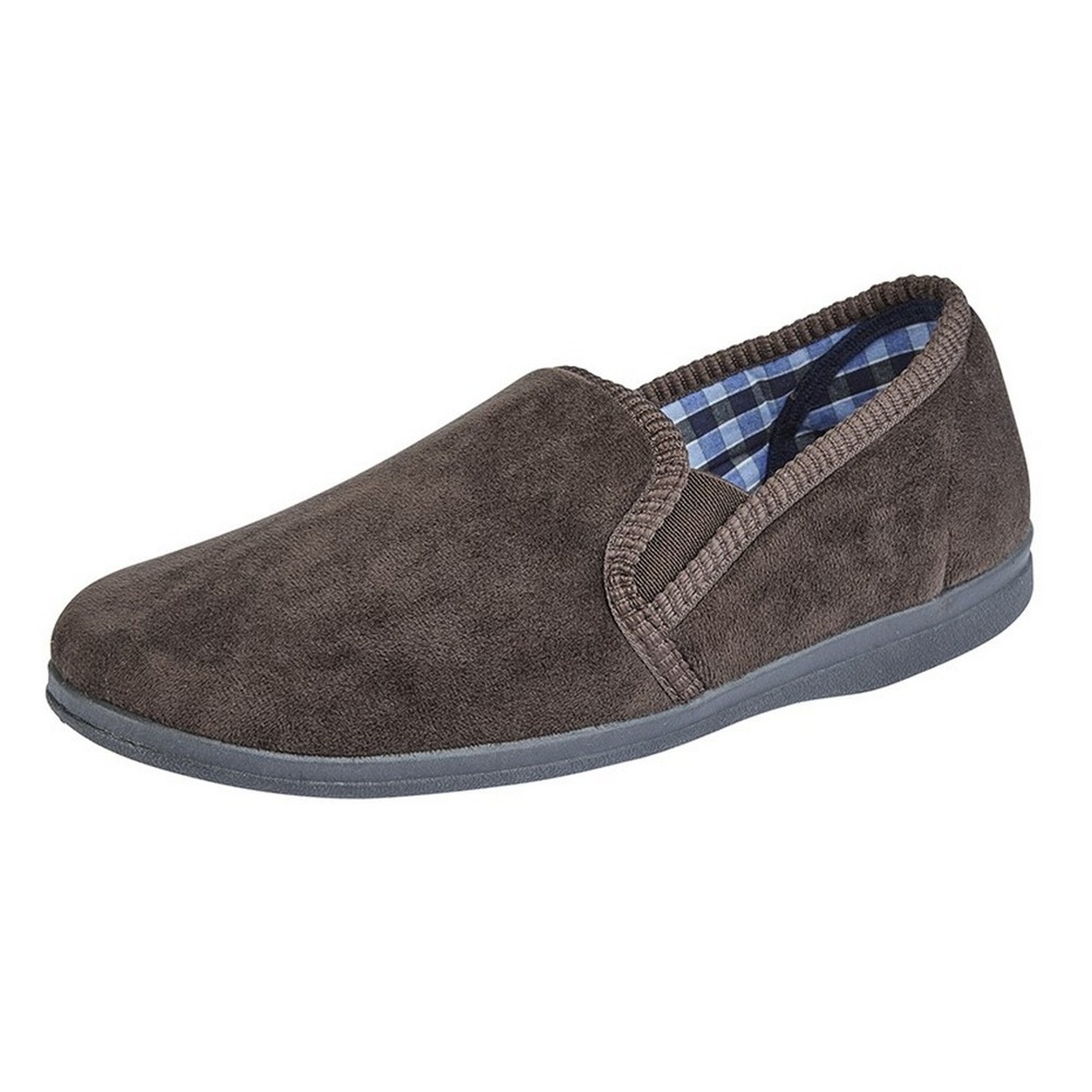 Sleepers Mens Wilson Velour Slippers - Walmart.com