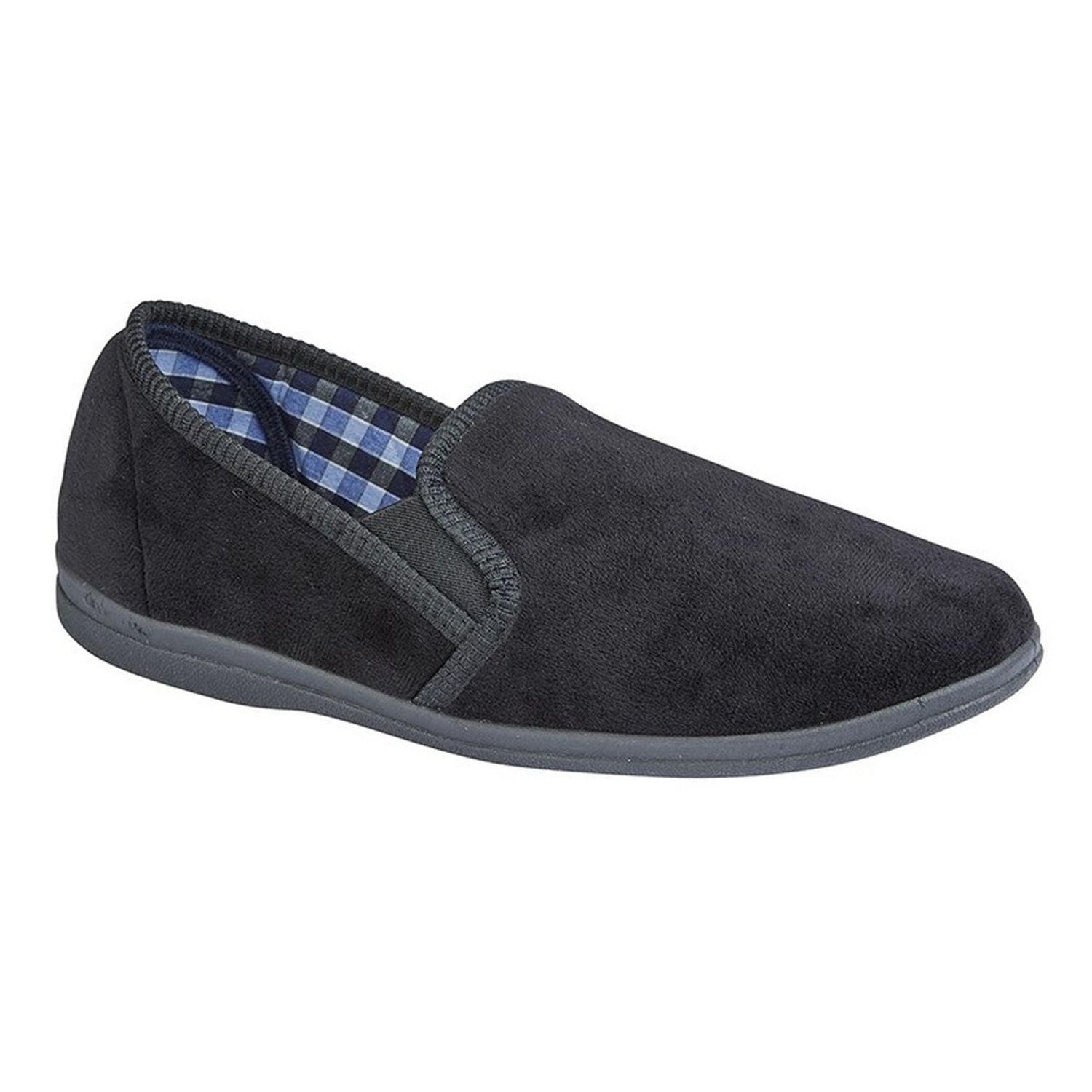 Sleepers Mens Wilson Velour Slippers - Walmart.com