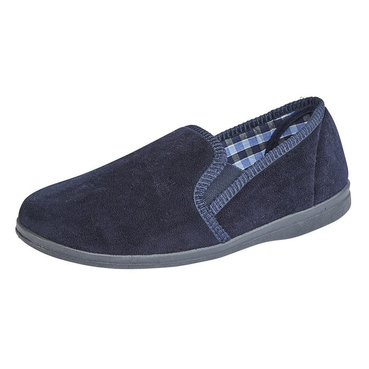 Sleepers Mens Wilson Velour Slippers - Walmart.com
