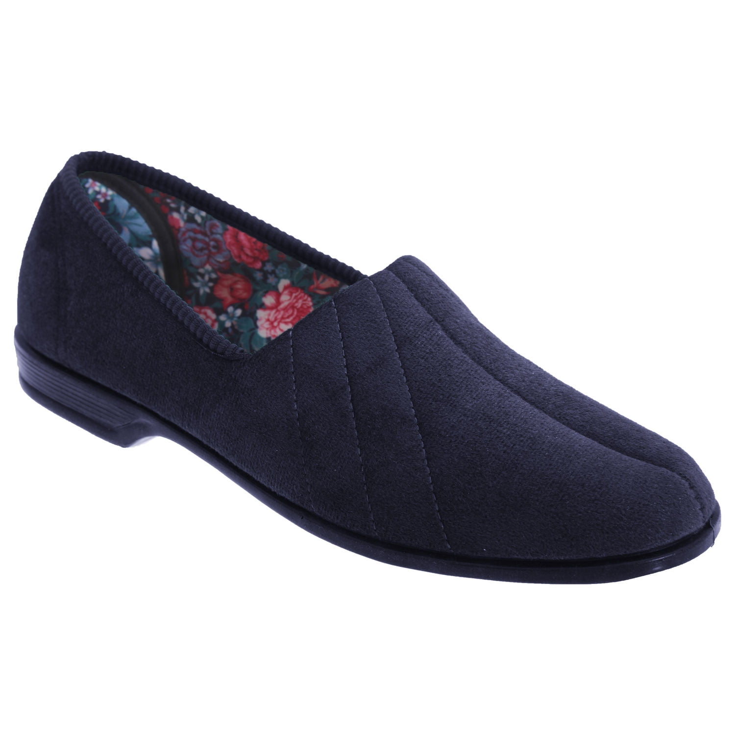Sleepers Womens Audrey III Roll Top Velour Slippers - Walmart.com
