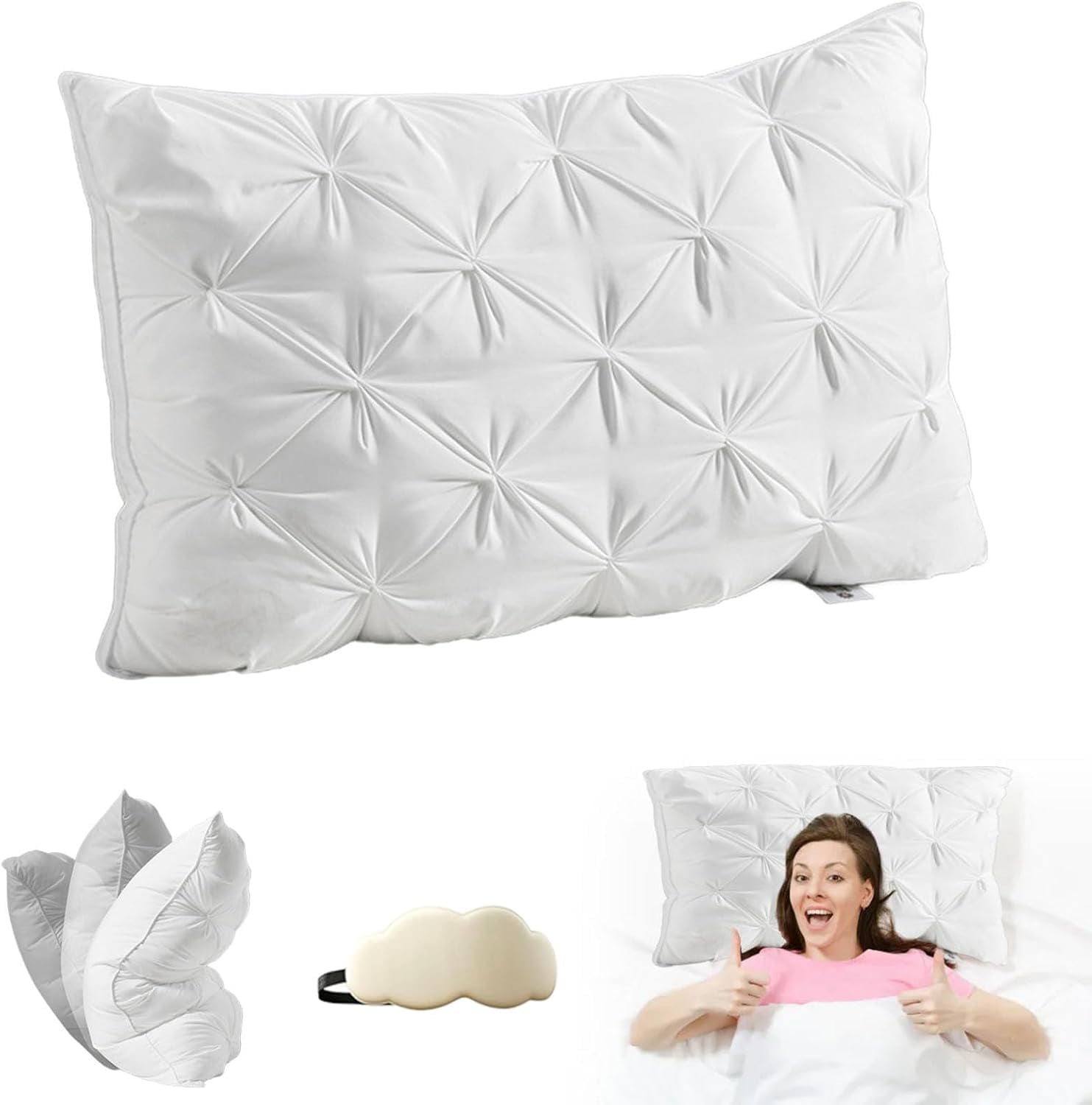 Sleephaven Pillow, The Bao Pillow, 2025 New Ergonomic Design, Luxury ...