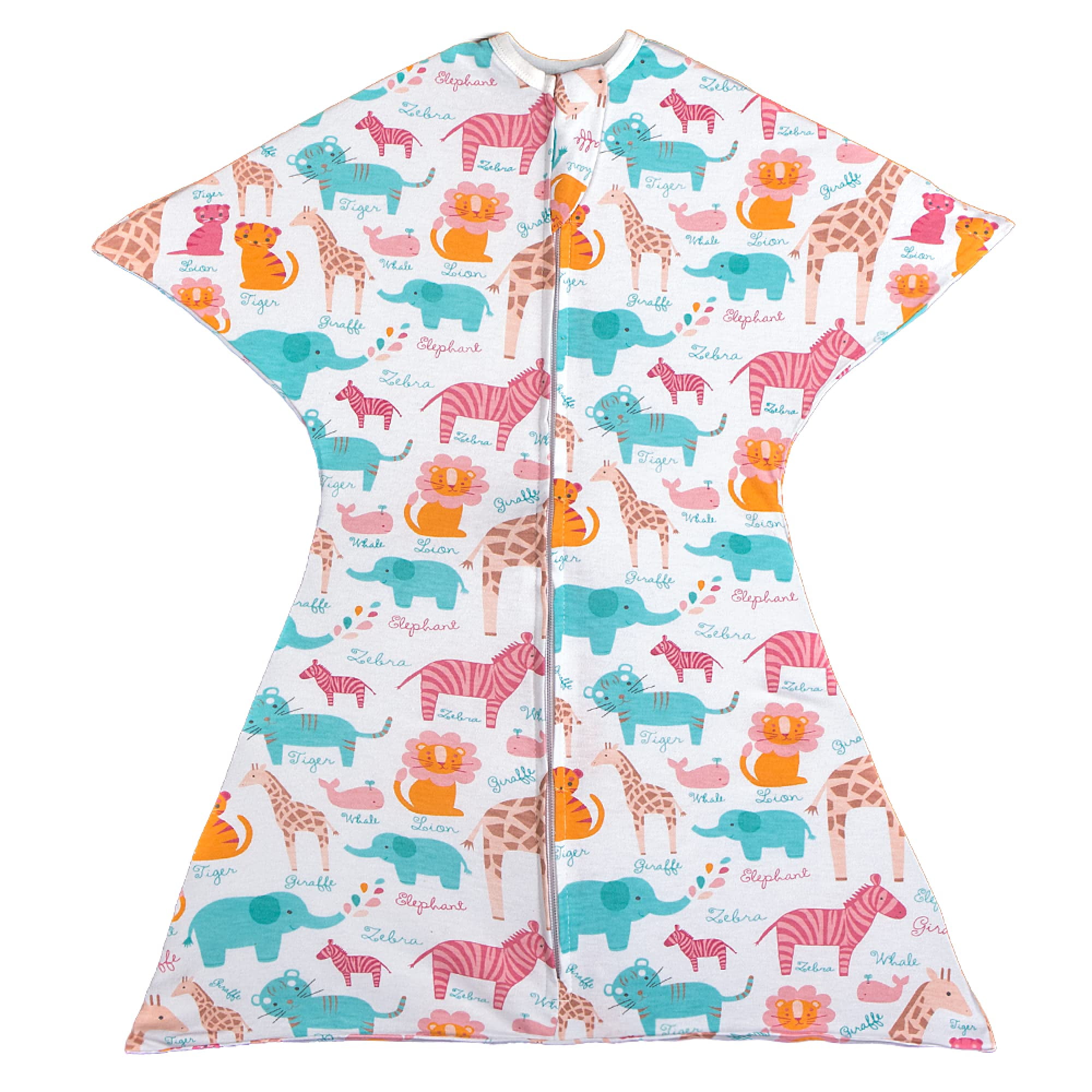 Sleeping Baby Zipadee-Zip Baby Swaddle Sack 12-24 Months - Zoo Safari ...