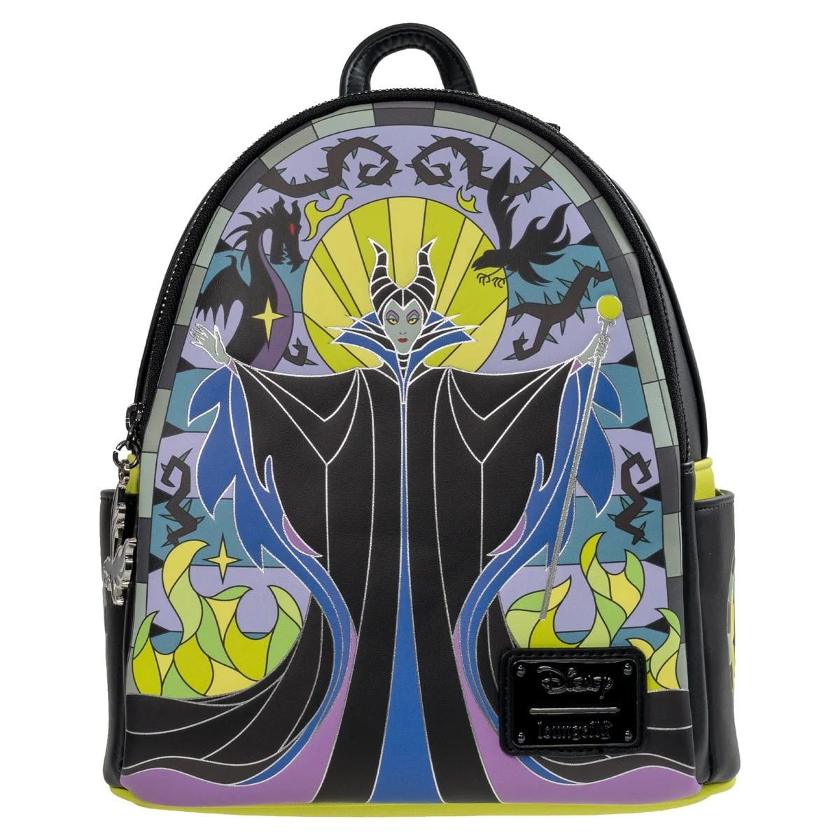 Sleeping Beauty Maleficent Stained Glass Mini-Backpack EE Exclusive ...