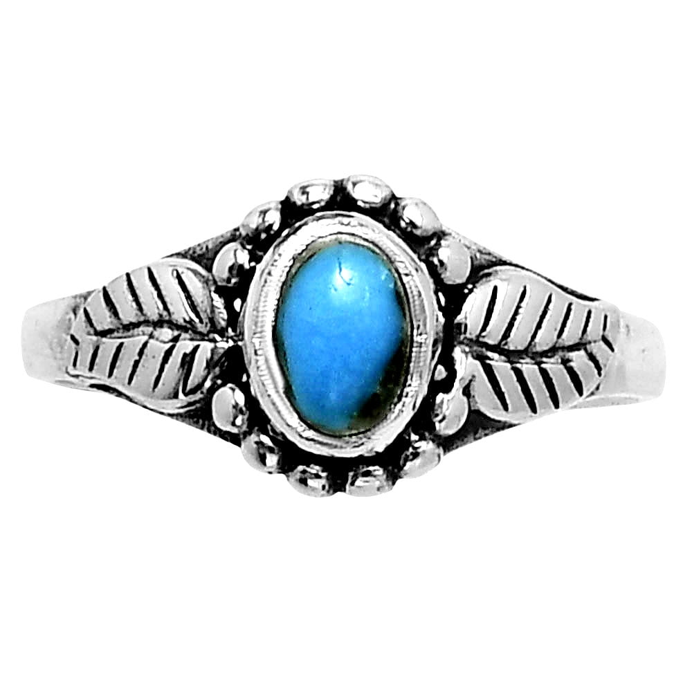 Sleeping Beauty Turquoise - USA 925 Sterling Silver Ring s.7.5 Jewelry R-1404 SDR248370 ...