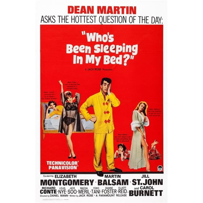 Who'S Been Sleeping In My Bed Us Poster Art From Left: Macha Meril Jill ...