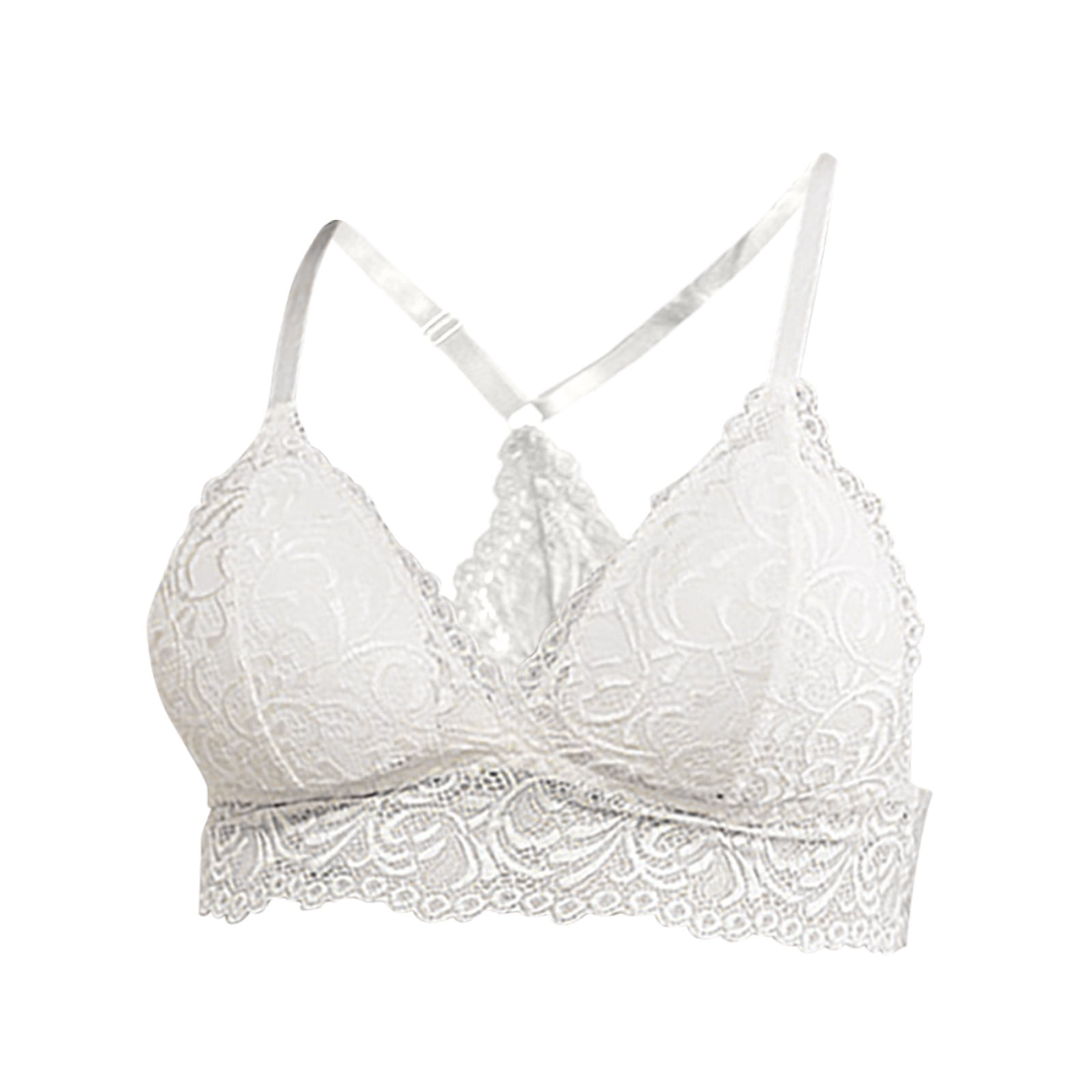 Sleeping Bras for Women Lace Fashion Sling No Underwire Small Sling V ...