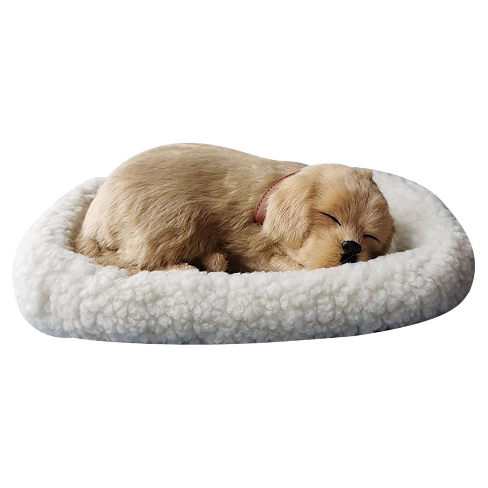 Sleeping Cat Toy 12-Inch Realistic Sleeping Plush Breathing Cat Plush ...