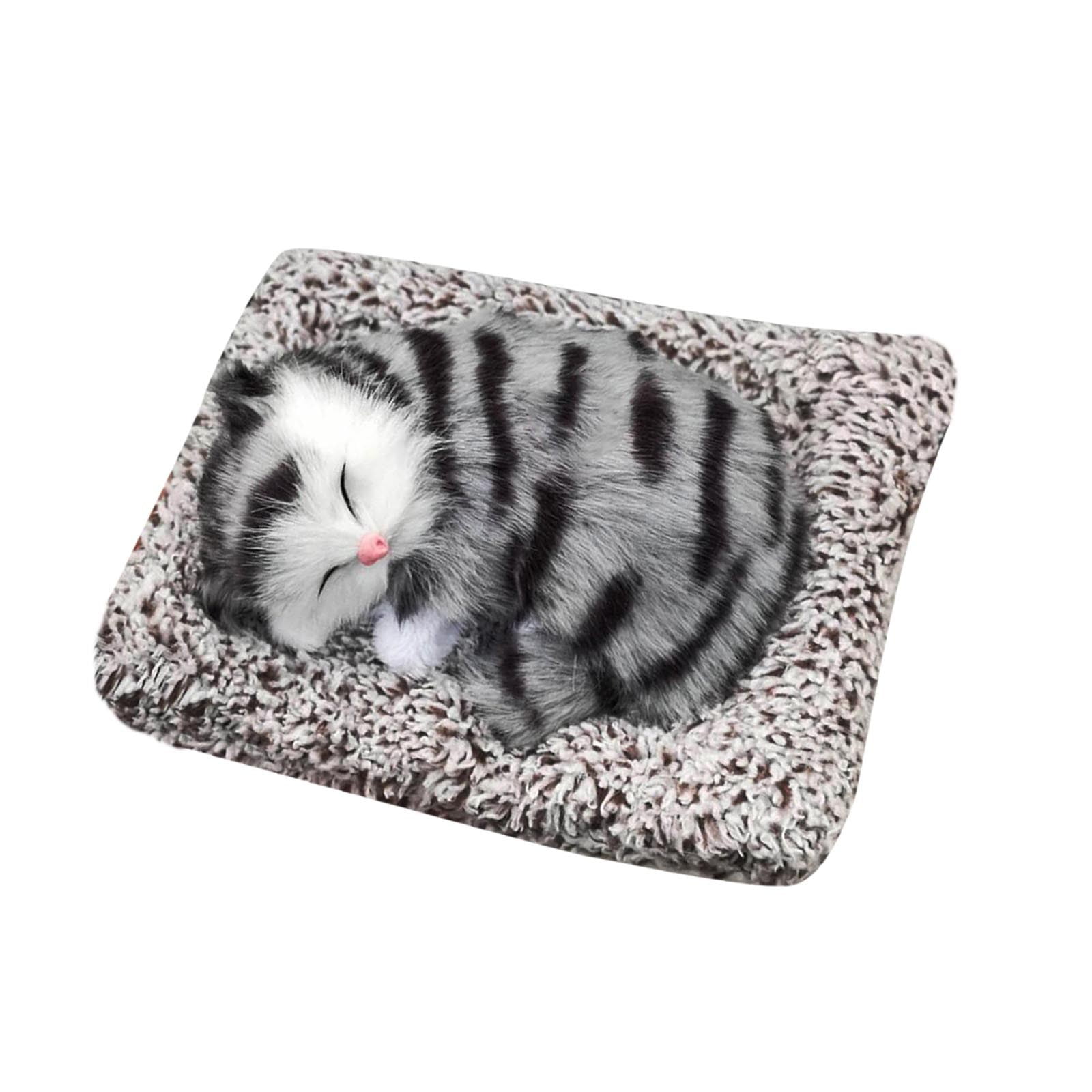 Sleeping Cat in The Mattress Doll Toy, Cute Mini Kitten with Meows ...