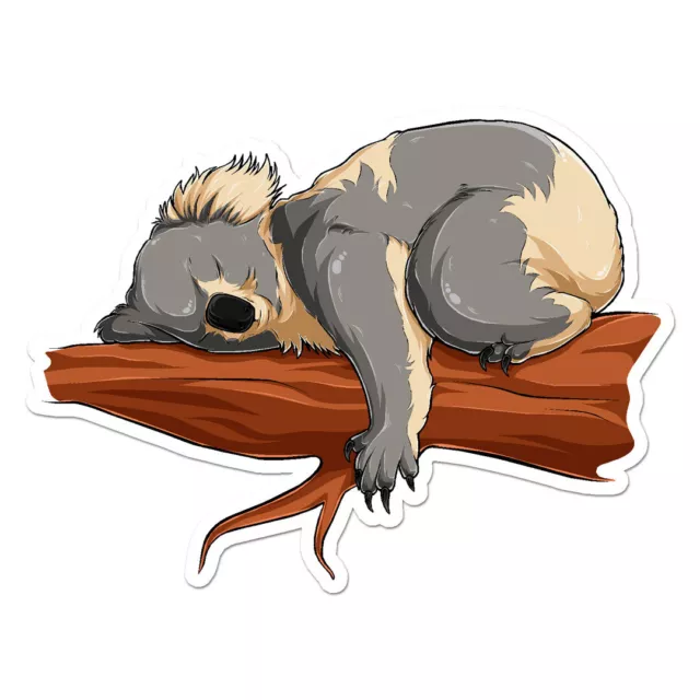Sleeping Koala Bear Sticker Phone Decal Water Bottle Stickers Car ...