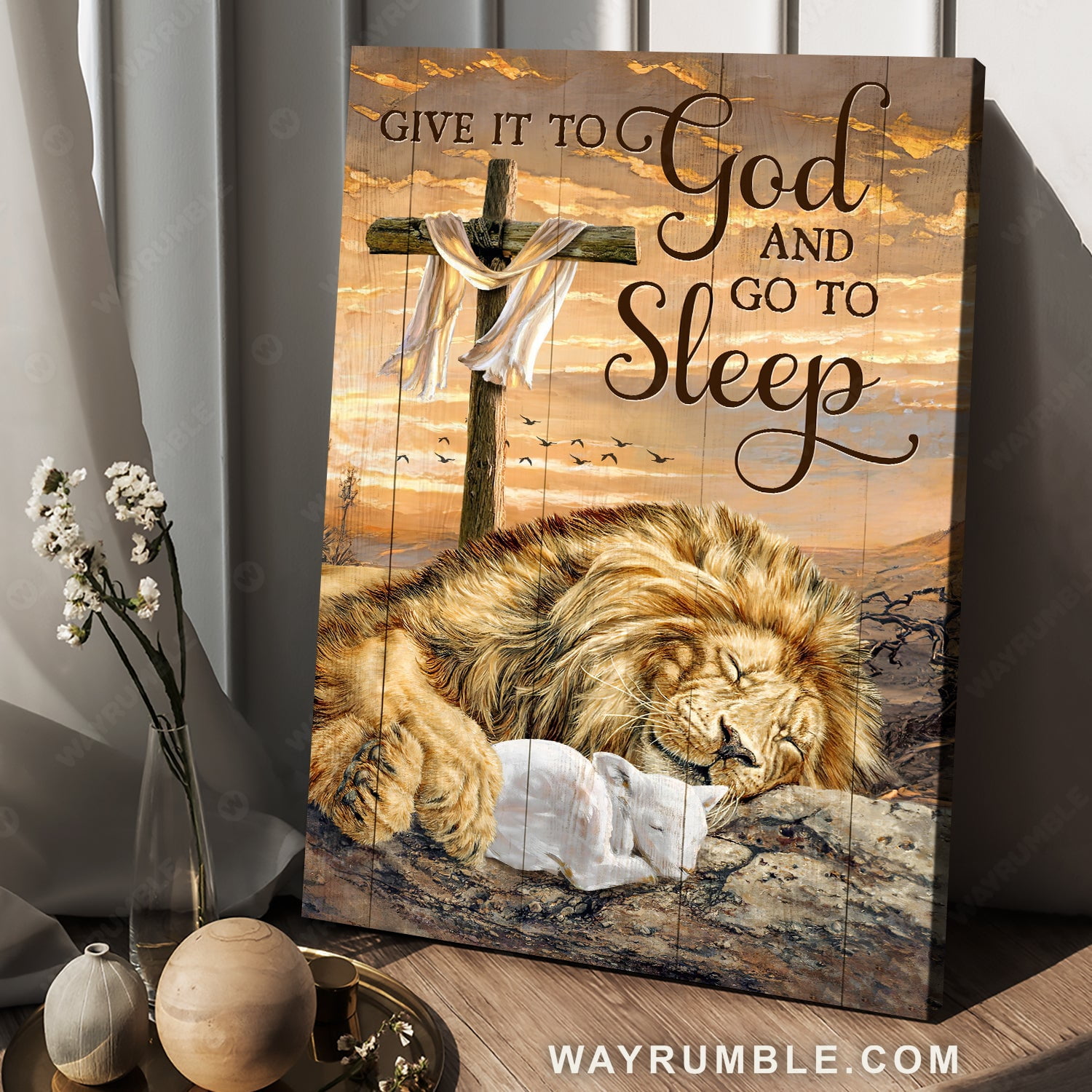 Sleeping Lion, Beautiful Sunset, Lamb Of God, Give It To God And Go To ...