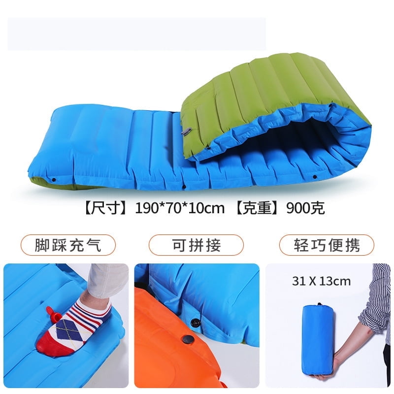 Sleeping Pad, Ultralight Inflatable Sleeping Pad for Camping, Built-in ...