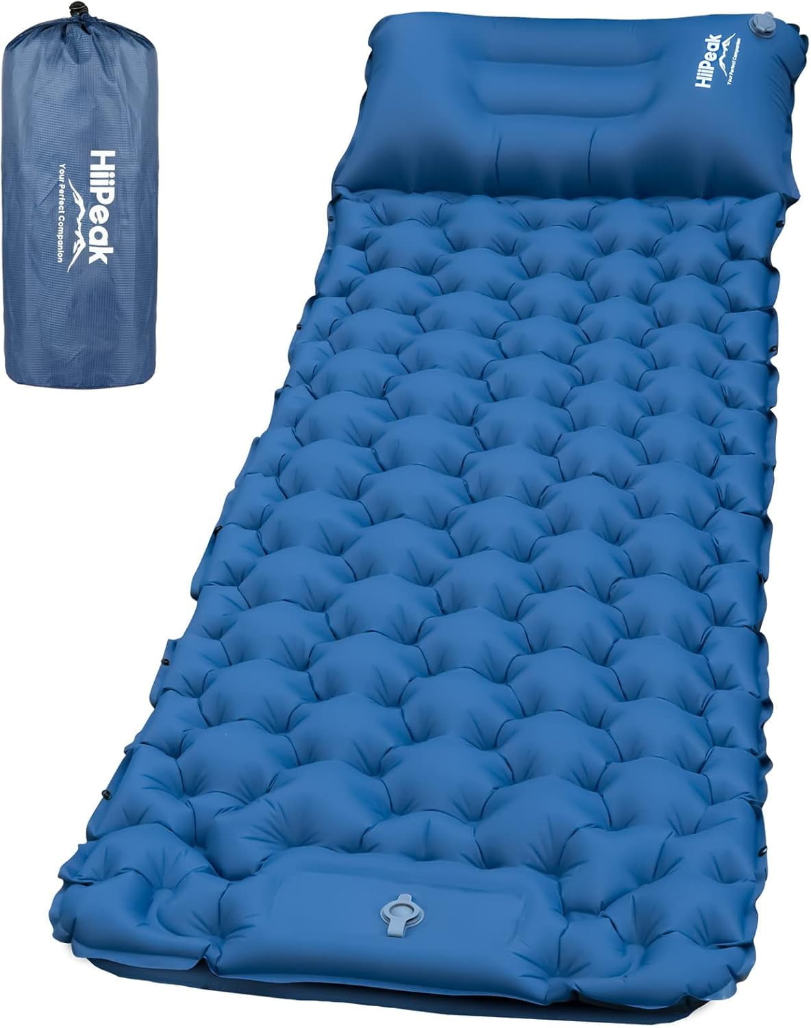 Sleeping Pad - Ultralight Inflatable Sleeping Mat with Built-in Foot ...