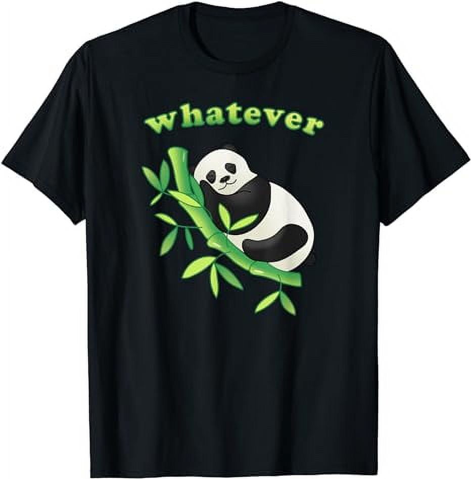 Sleeping Panda Napping Whatever bamboo Funny Animal Lover T-Shirt ...