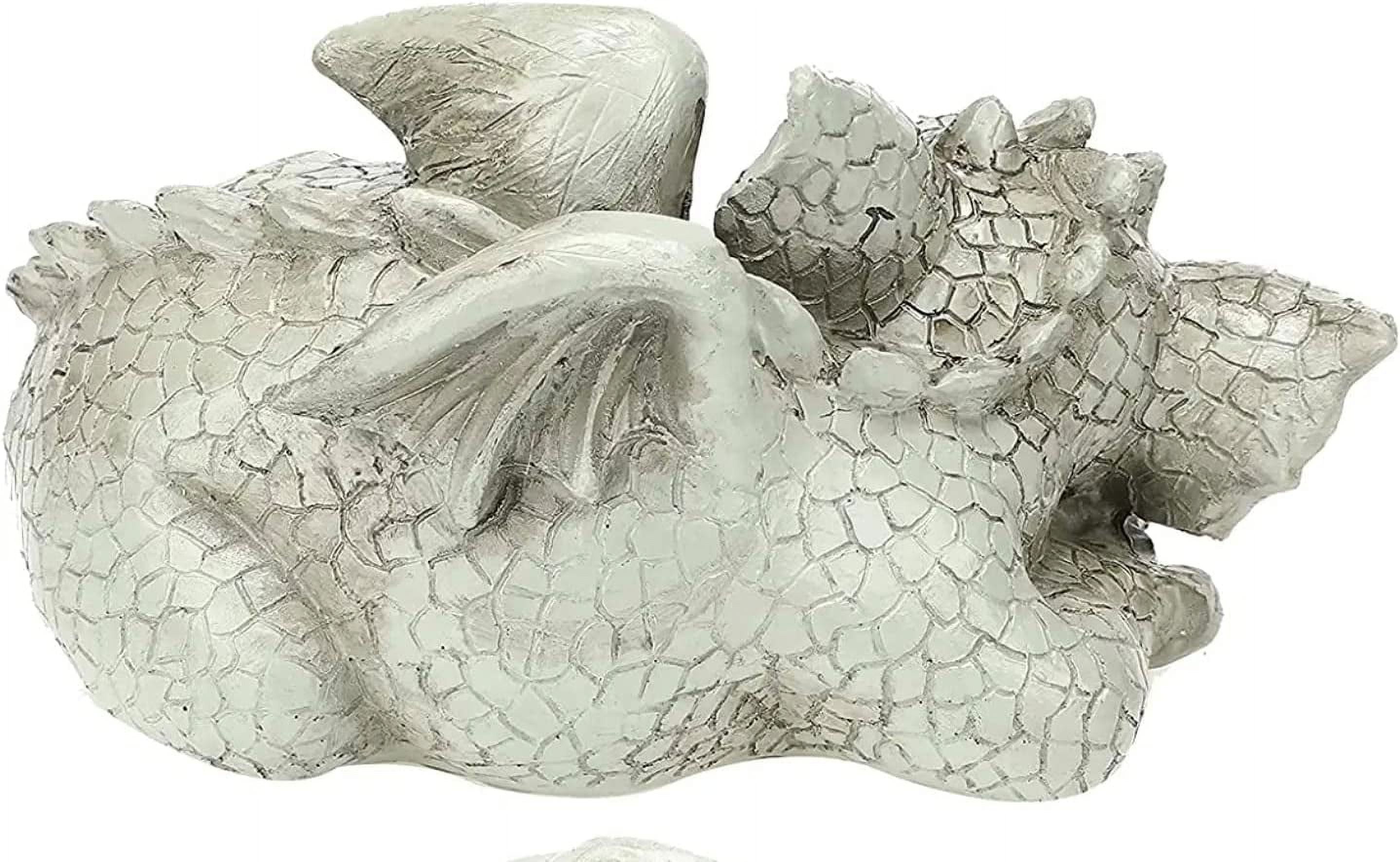 Sleeping Single Dragon Resin Statue Adorable Sleeping Baby Dinosaur ...