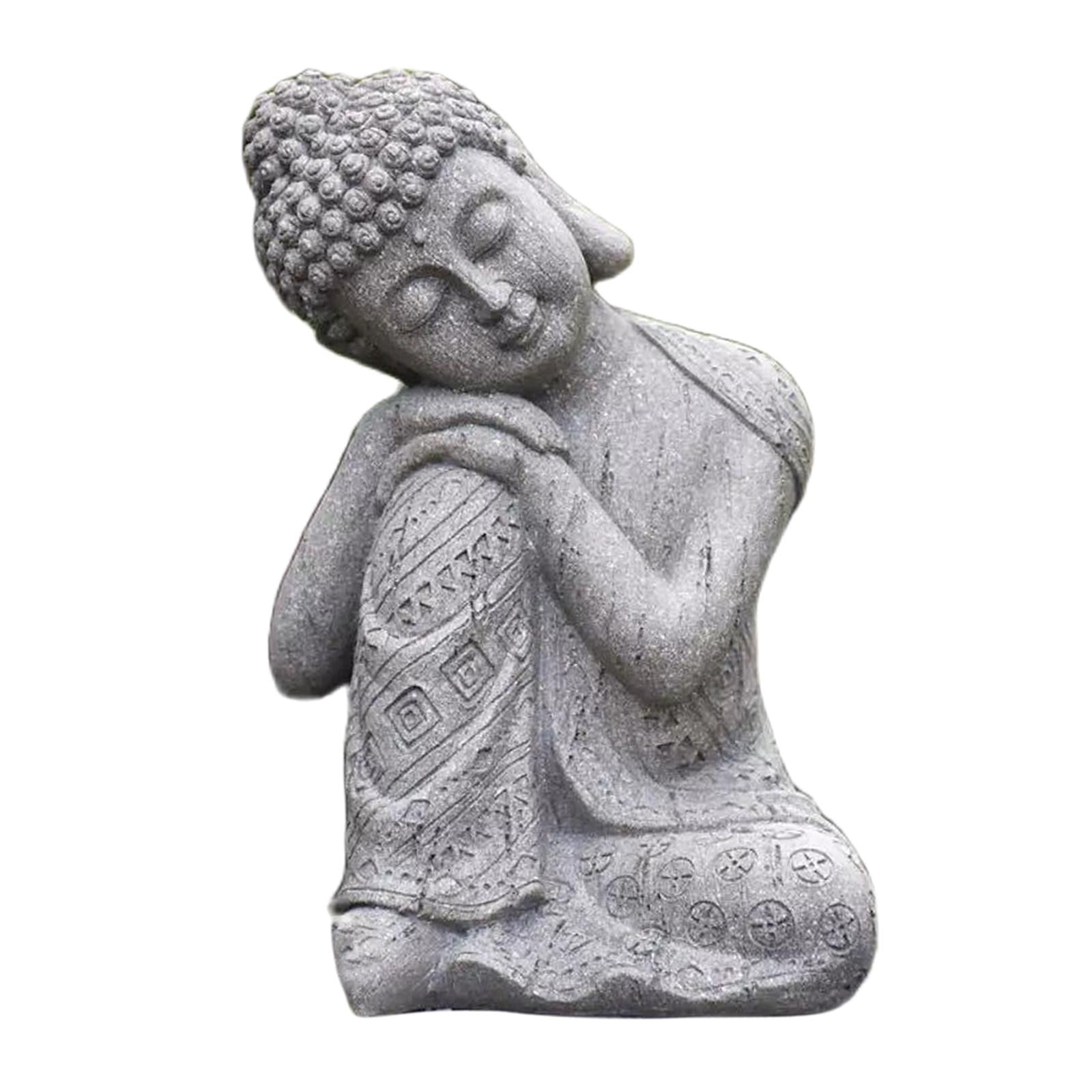 Resin Sleeping Buddha Figurine: Asian Zen Garden Decor & Sculpture for ...