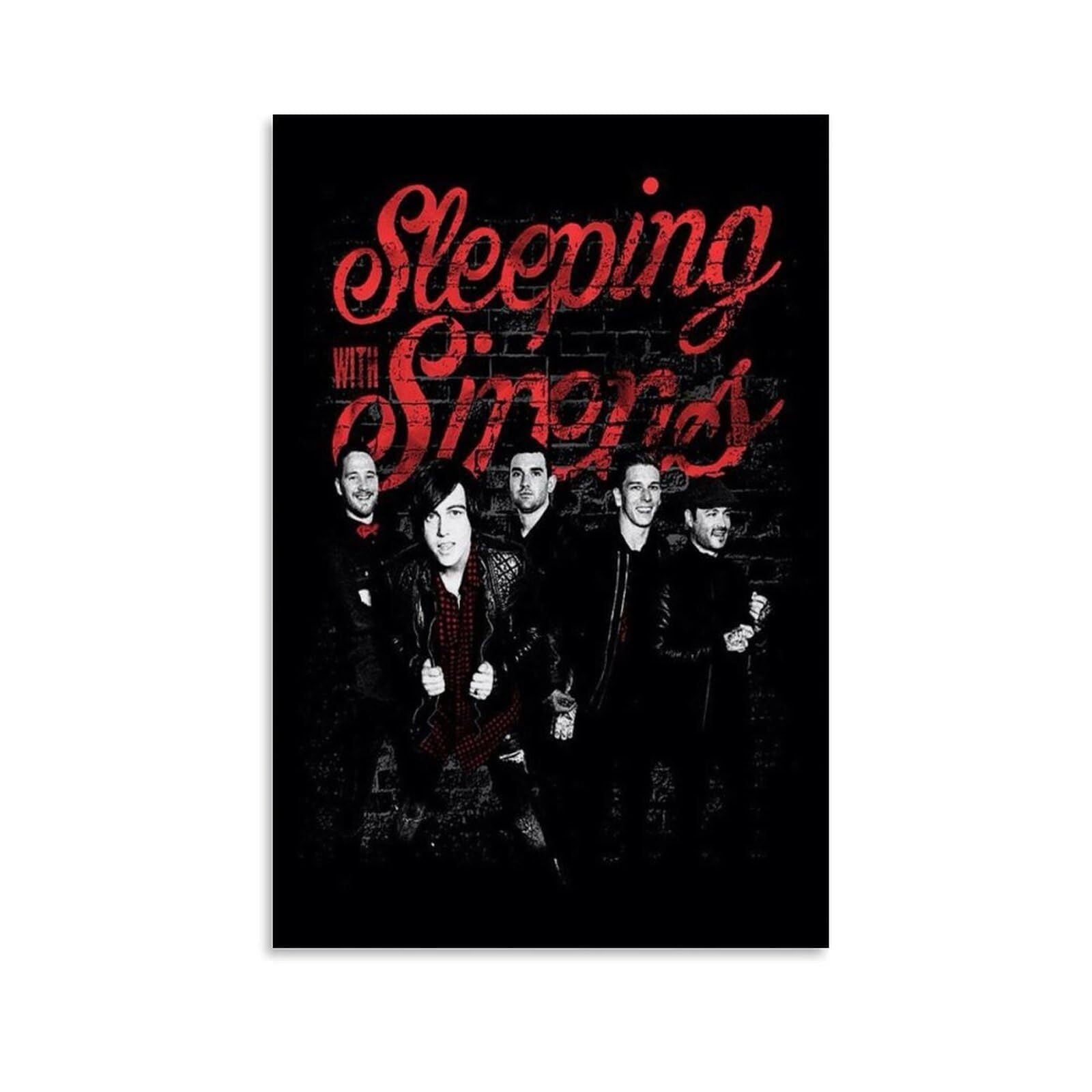 Sleeping With Sirens (4) Canvas Poster Bedroom Decor Office Room Decor ...