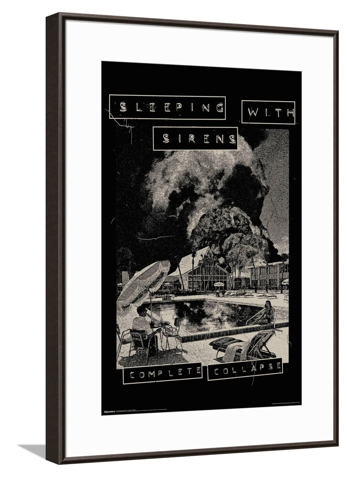 Sleeping with Sirens - Complete Collapse Canvas Wall Poster, 14.725" x ...