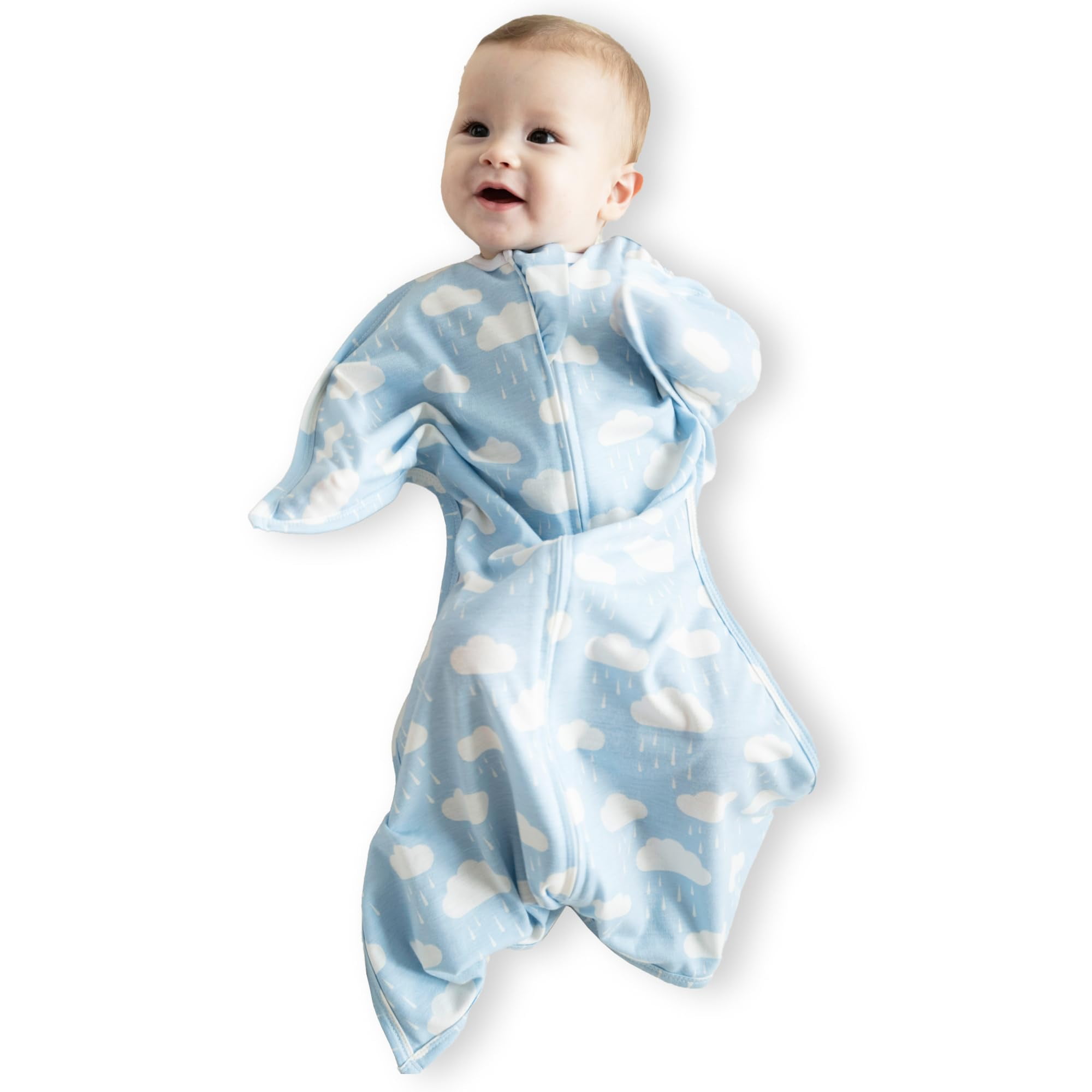 SleepingBaby Zipadee-Zip Transitional Swaddle Sack, 4-8 Month - Roomy ...