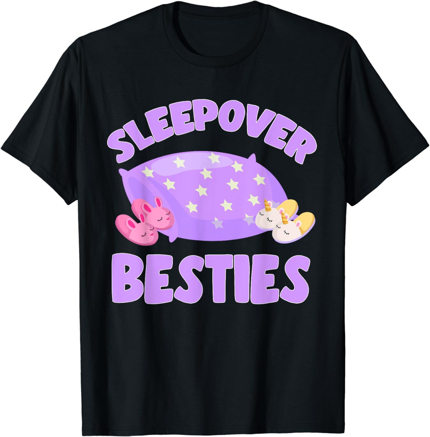 Sleepover Besties Sleepover Pajama Slumber Party T Shirt