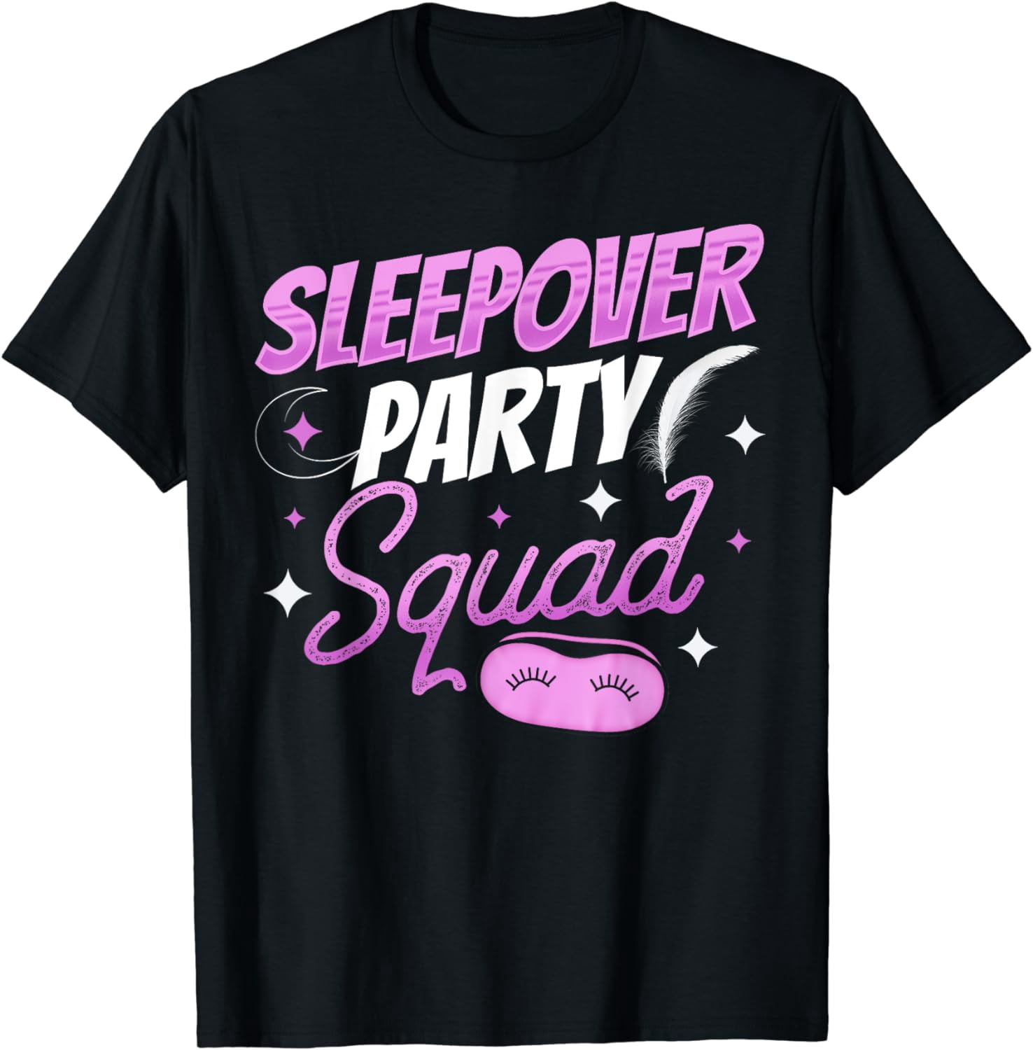 Sleepover Party Squad Team Overnight Cute T-Shirt - Walmart.com