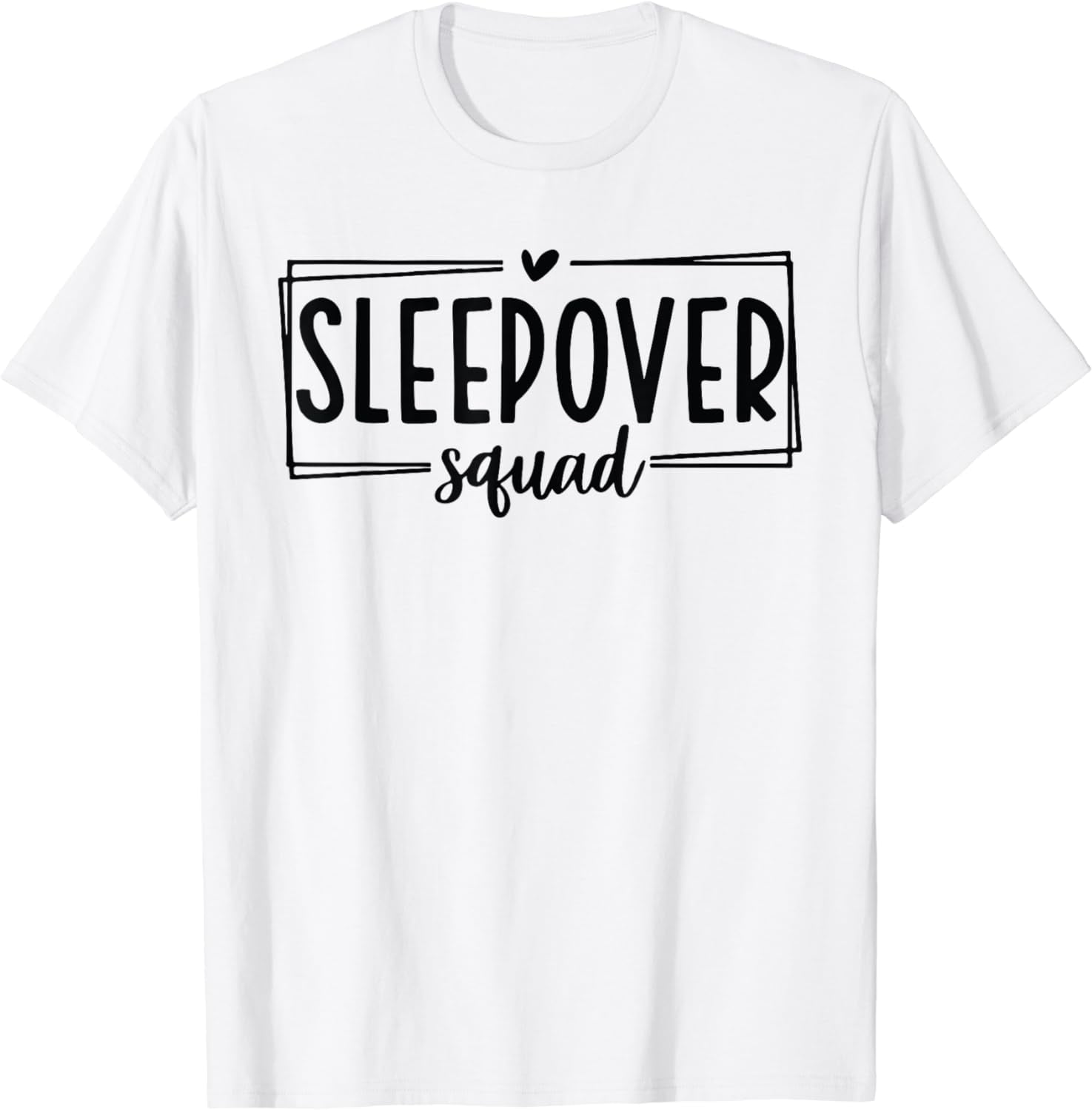 Sleepover Squad Birthday Slumber Party Girls Trip Friends T-Shirt ...