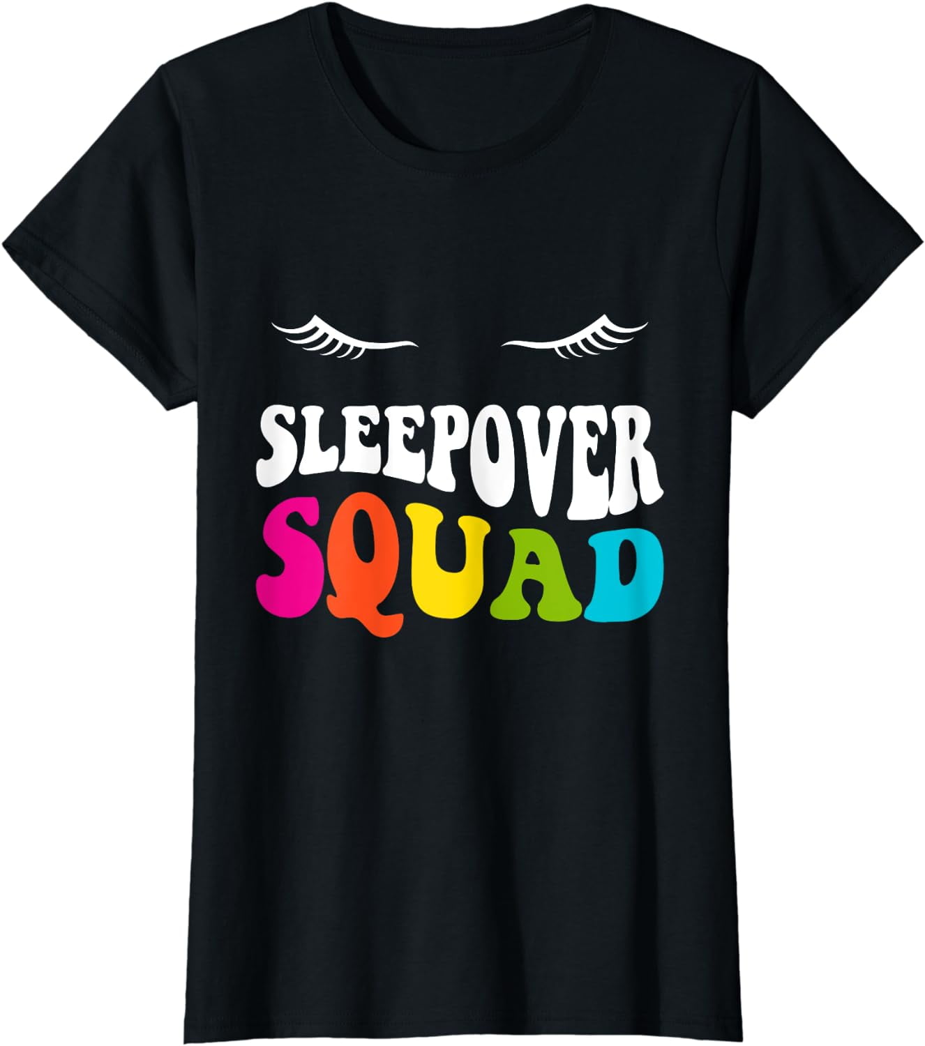 Sleepover Squad Slumber Party Cute Pajama Party Sleep Over T-Shirt ...