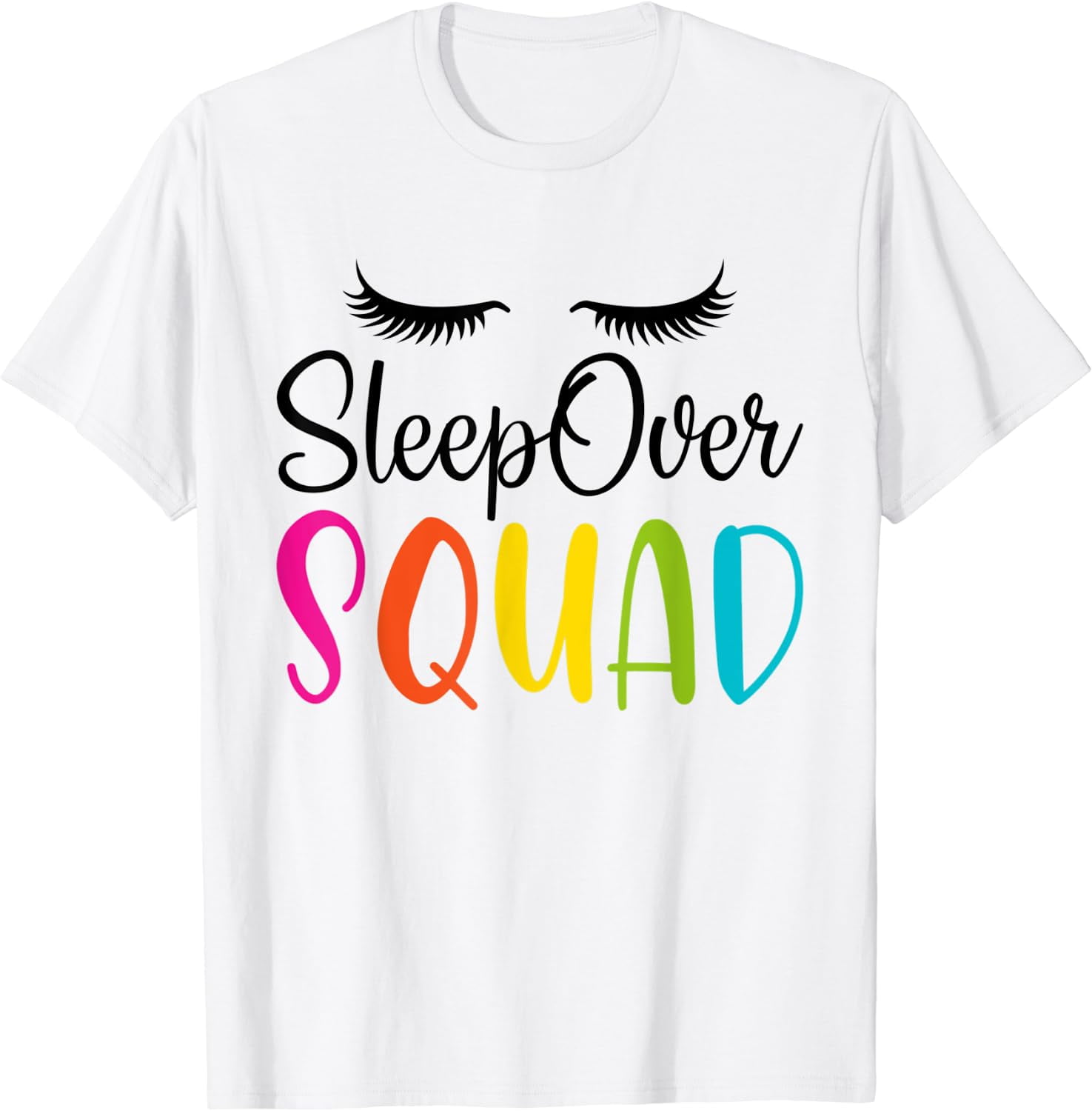 Sleepover Squad Slumber Party Cute Pajama Party Sleep Over T Shirt