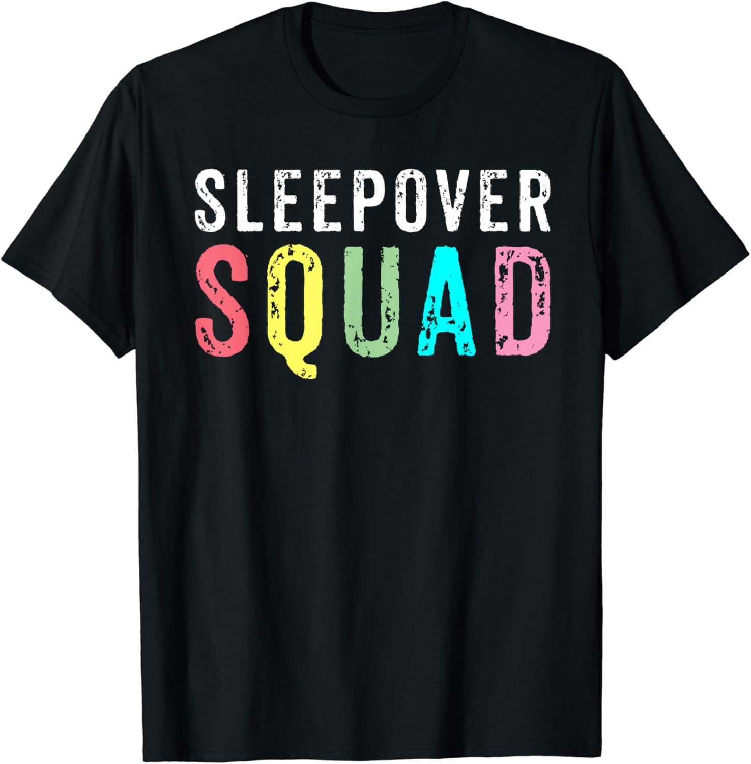 Sleepover Squad Slumber Party Overnight Pajama T-Shirt - Walmart.com