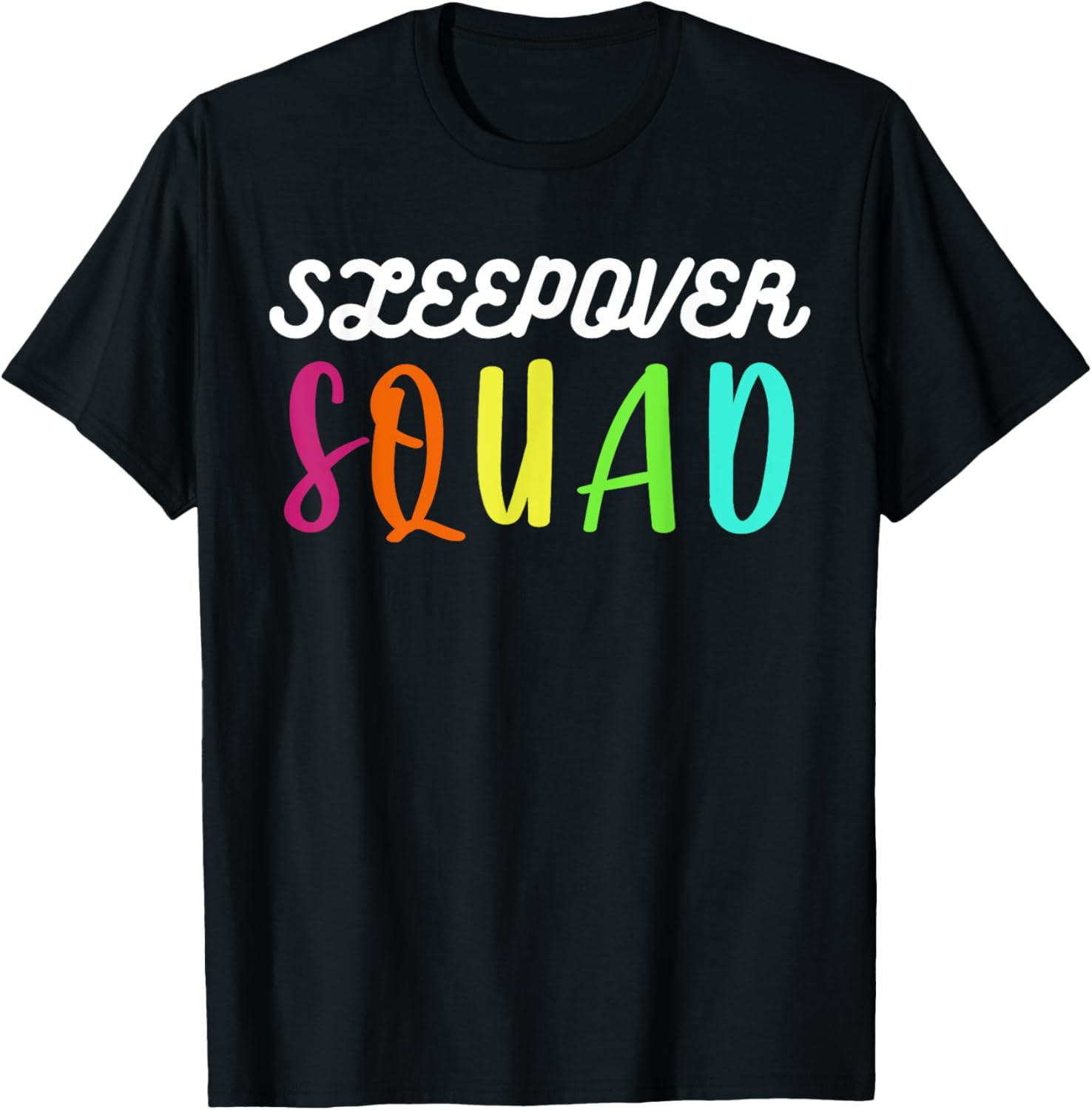 Sleepover Squad Slumber Party Pajamas Teen Girl T-Shirt men and women ...