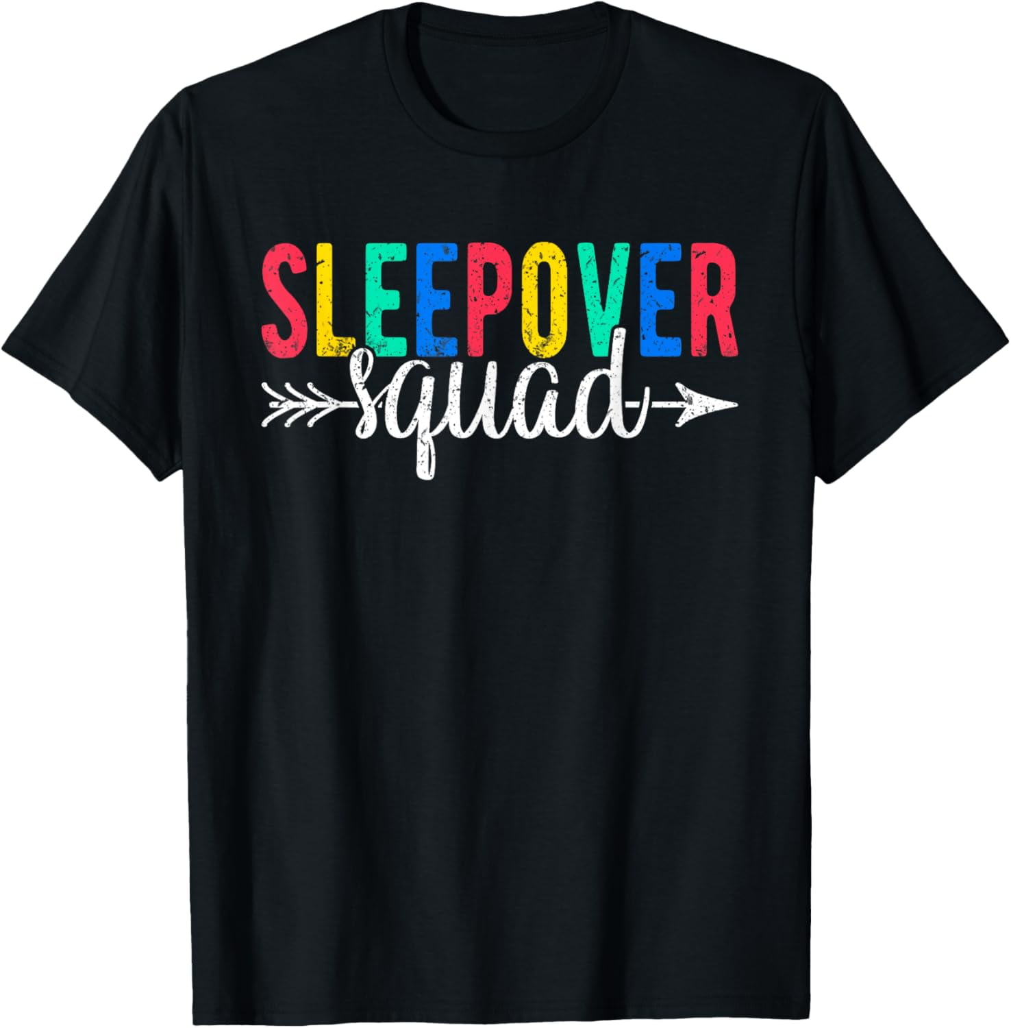 Sleepover Squad T-Shirt men and women can wear, black, white, gifts ...