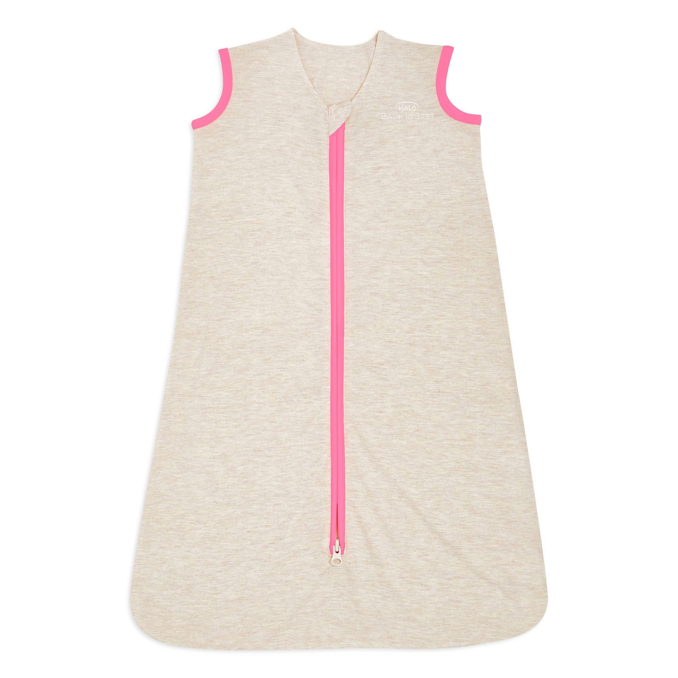 Sleepsack Ideal Temperature Wearable Blanket - Oatmeal/Pink - S ...