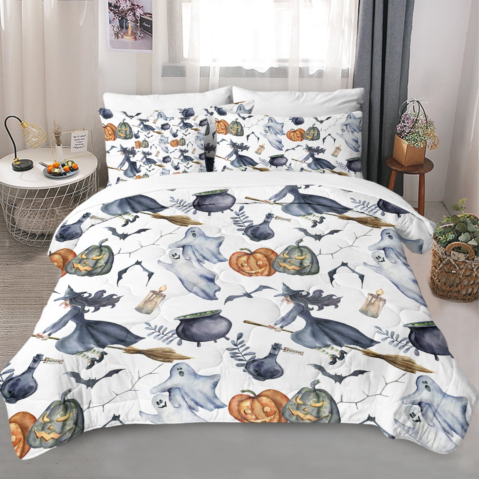 Sleepwish Comforter Set with Sheet 8 Pieces Bed in a Bag Queen ...