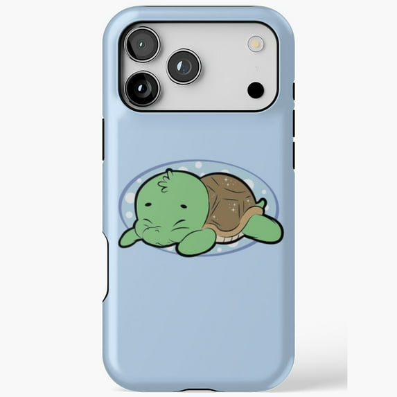 Sleepy Baby Turtle Cute Tortoise Cartoon Phone Case for iPhone 11 ...
